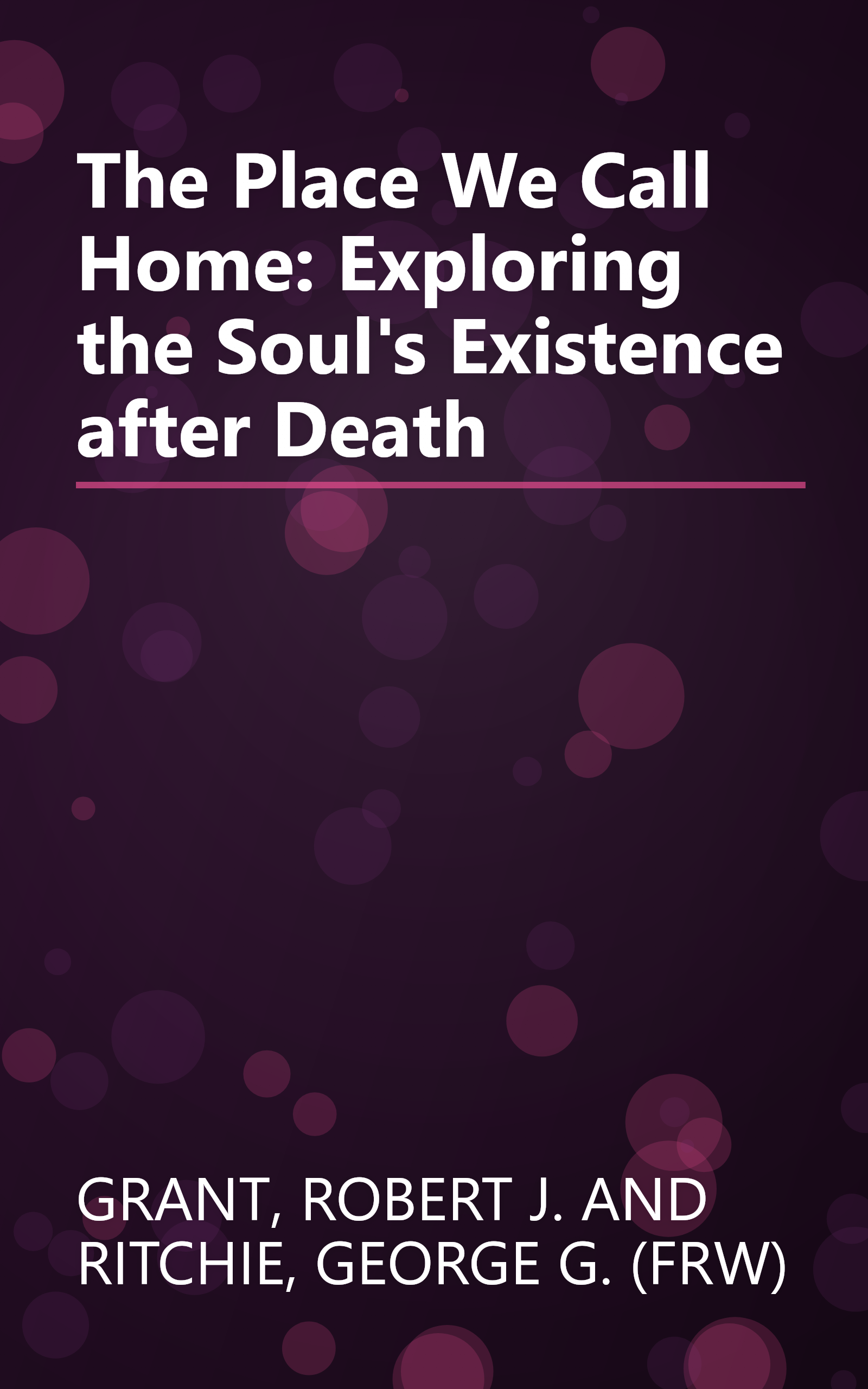 The Place We Call Home: Exploring the Soul's Existence after Death book cover