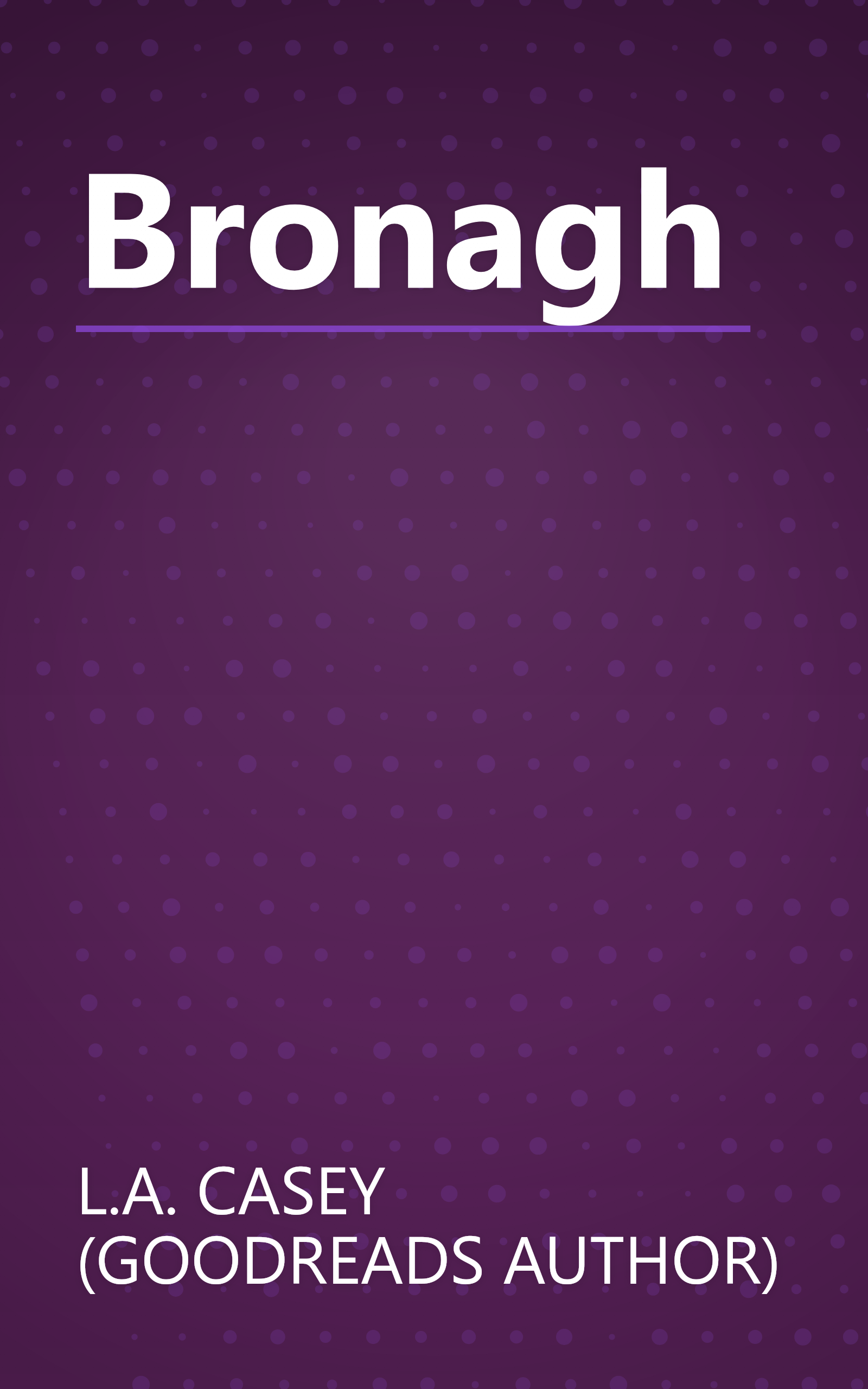 Bronagh book cover