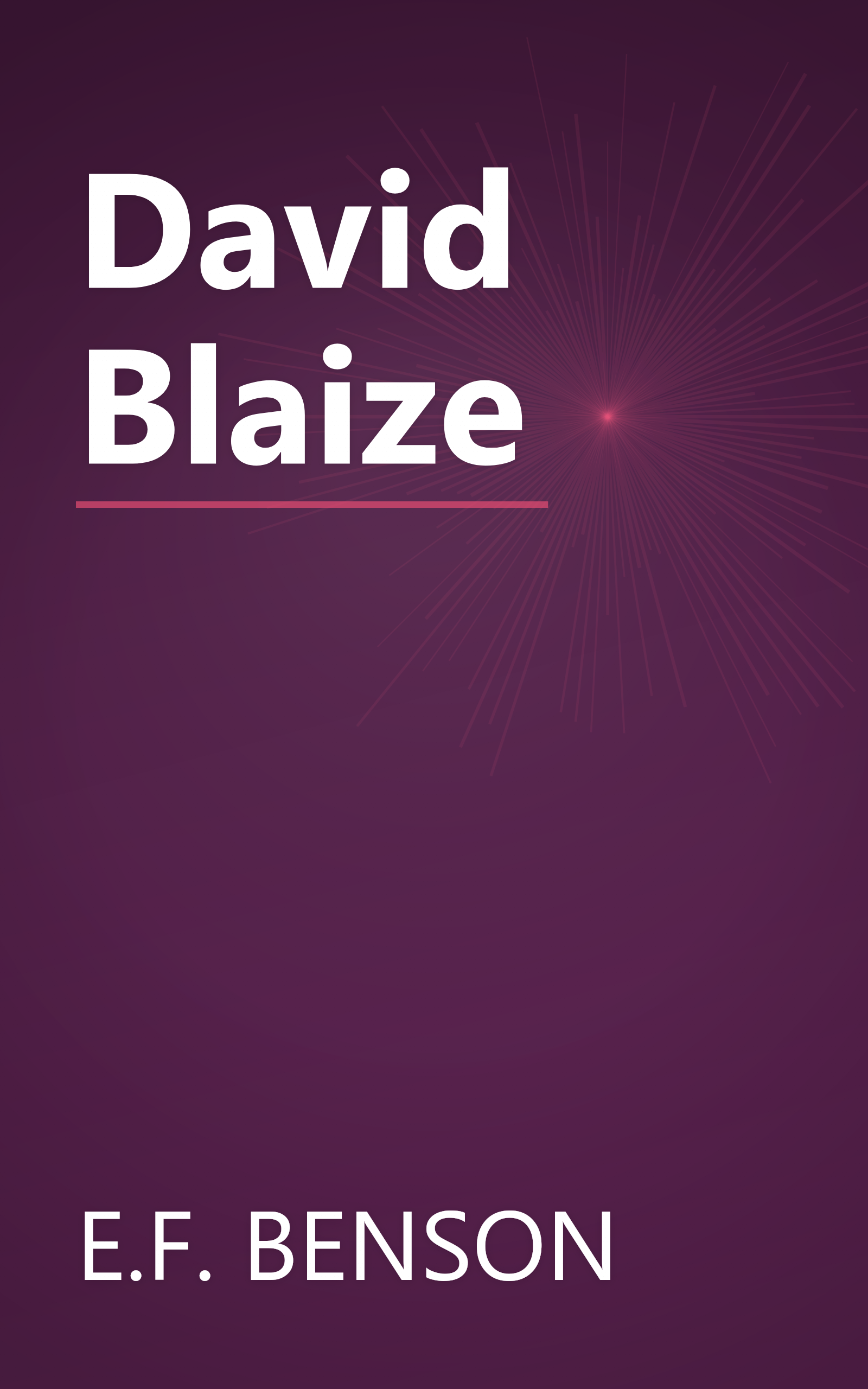 David Blaize book cover