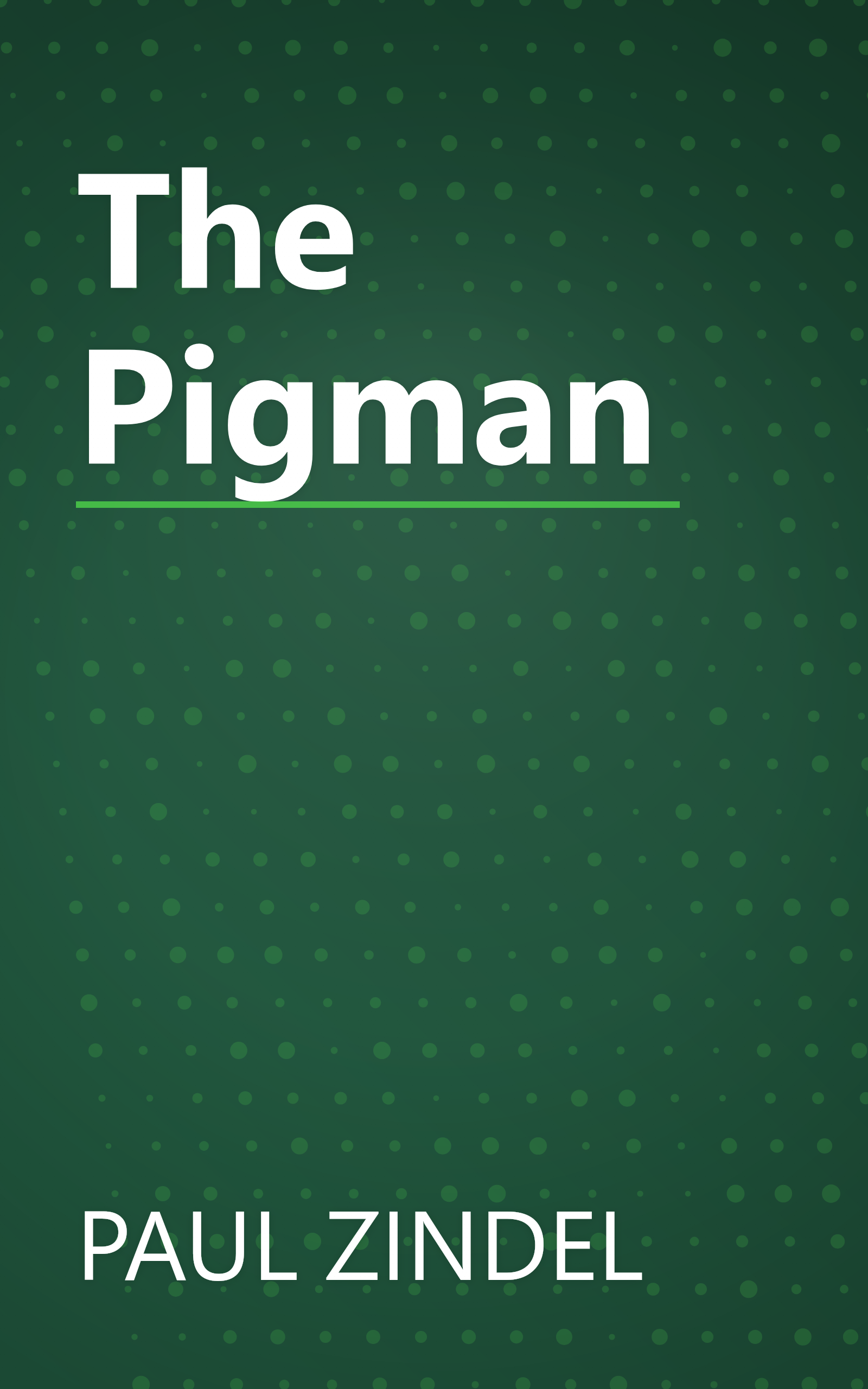 The Pigman book cover