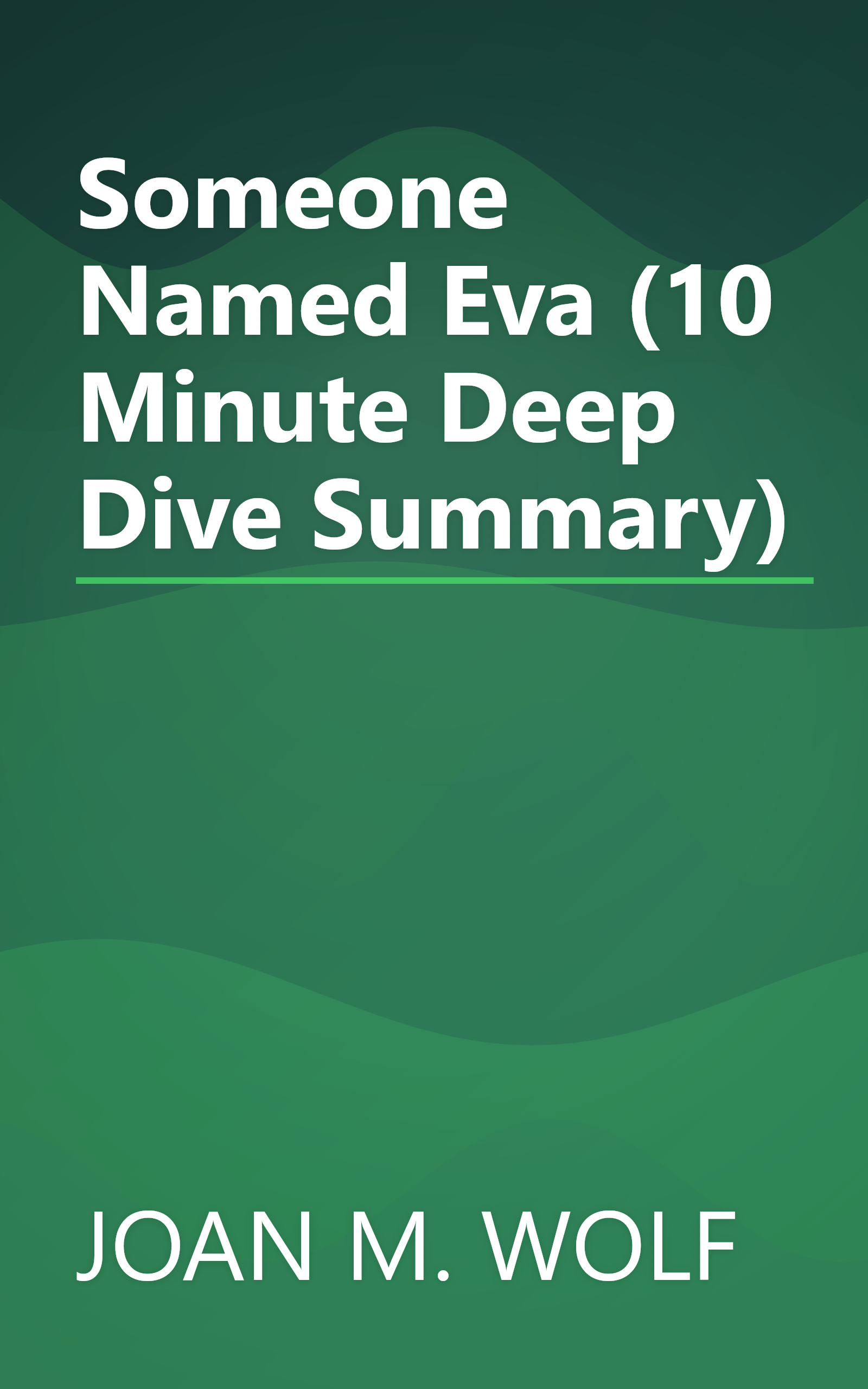 Someone Named Eva (10 Minute   Deep Dive Summary) book cover