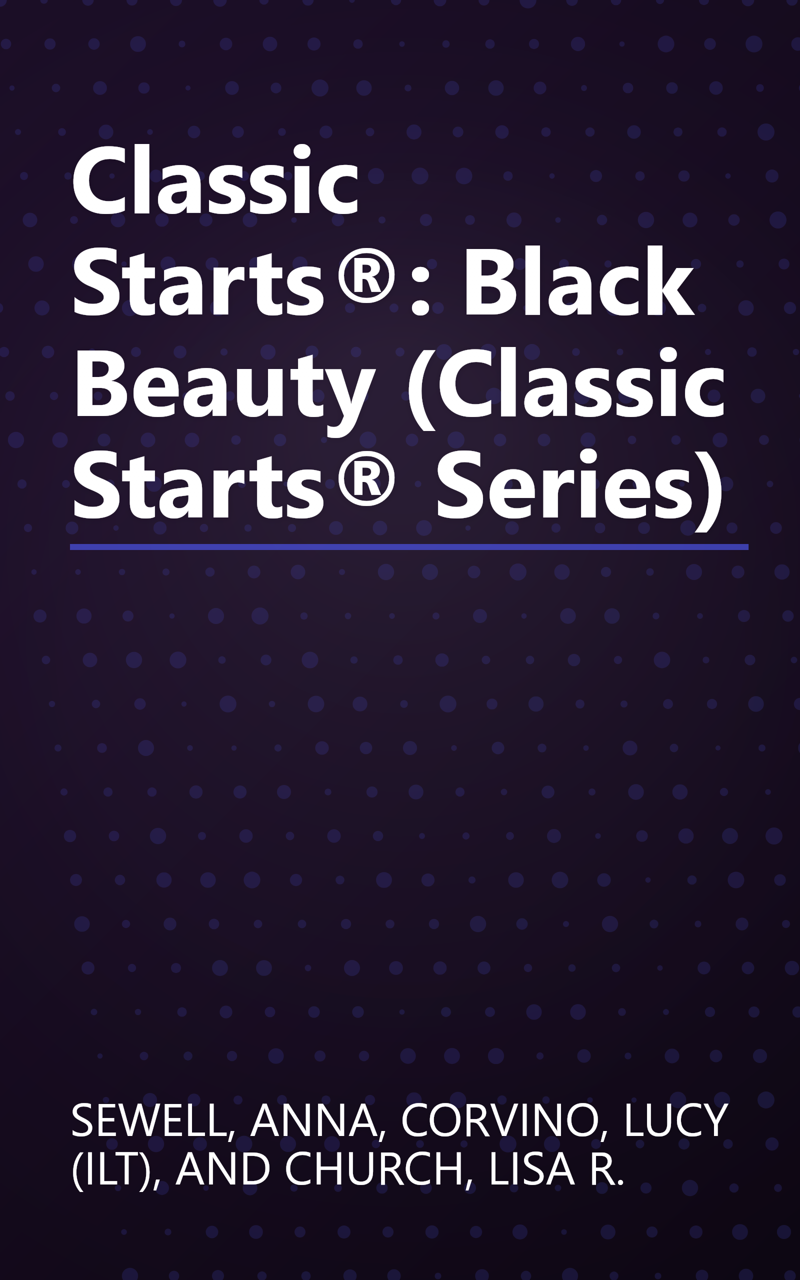 Classic Starts®: Black Beauty (Classic Starts® Series) book cover