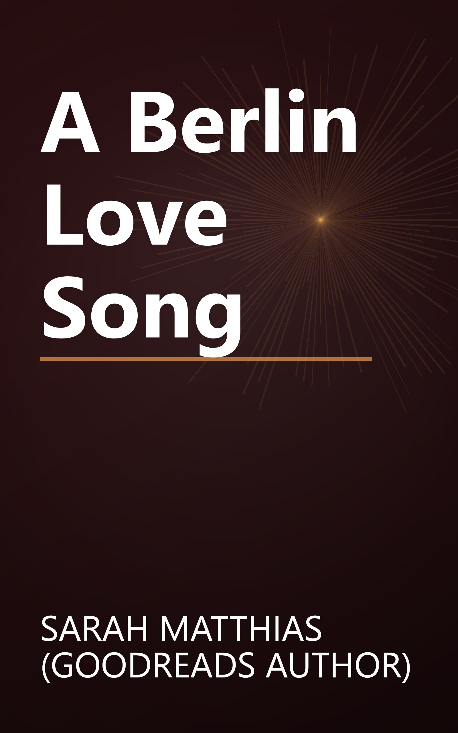A Berlin Love Song book cover