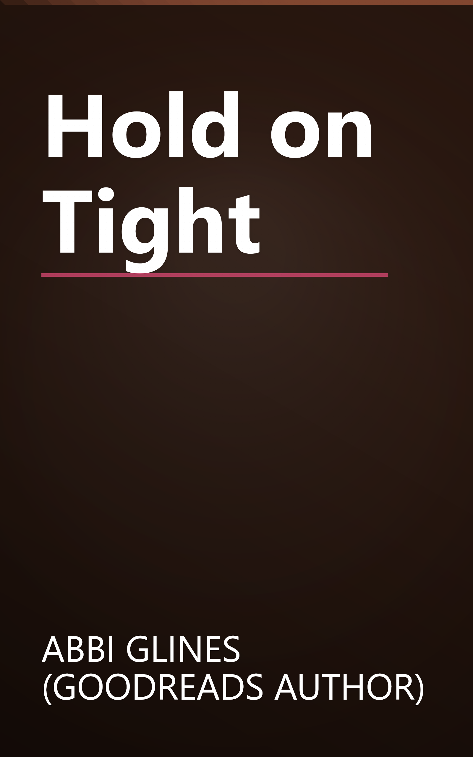Hold on Tight book cover