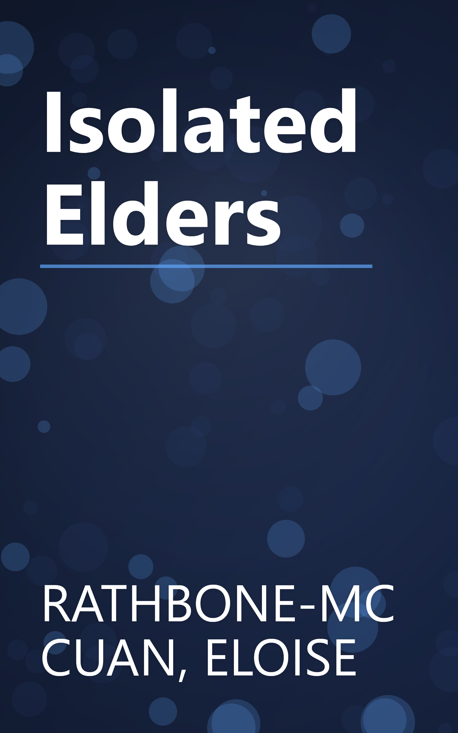 Isolated Elders book cover