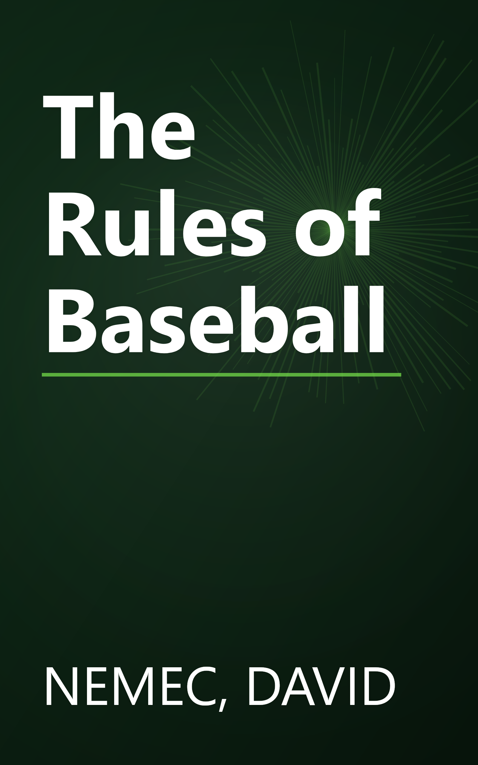 The Rules of Baseball book cover