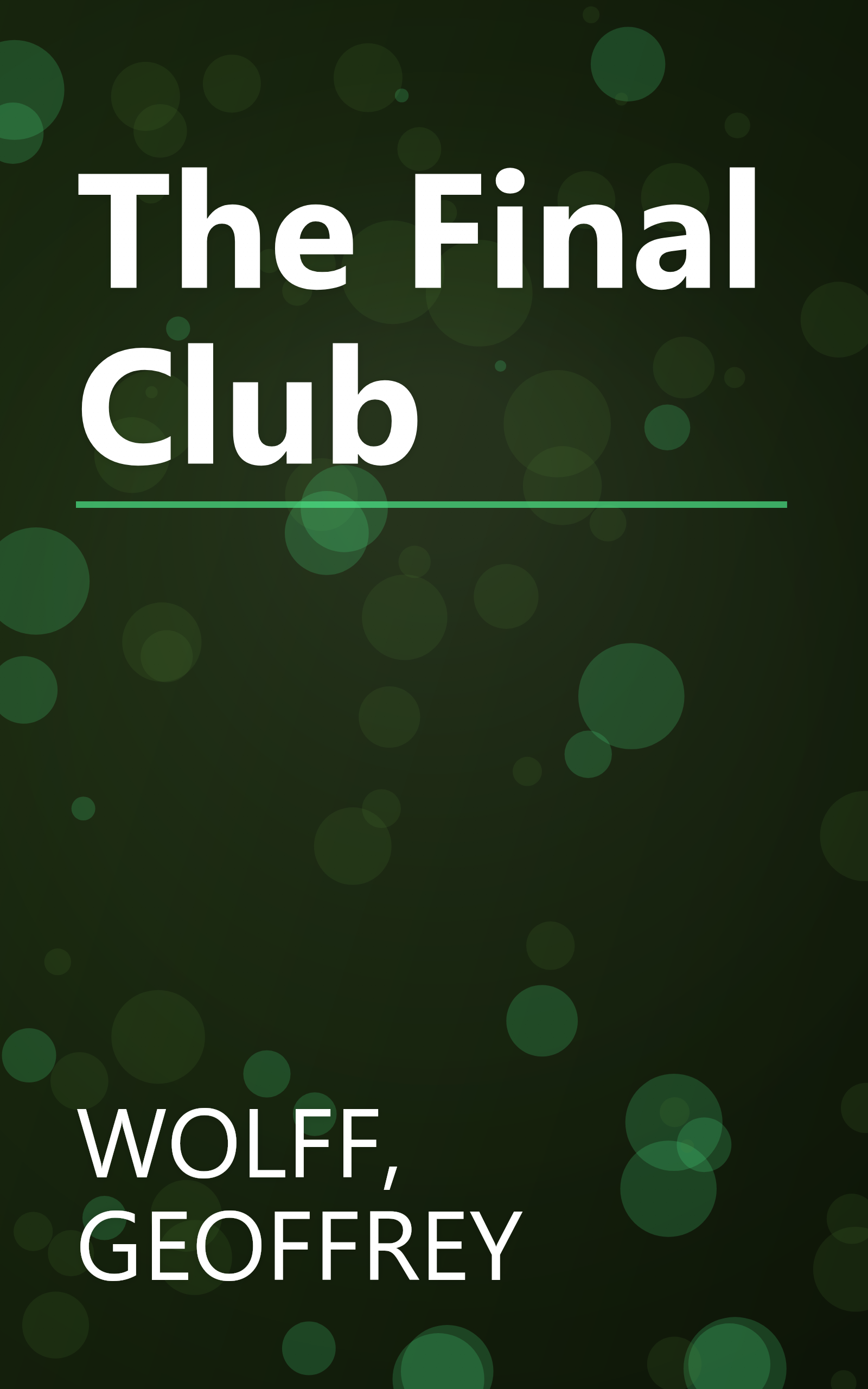 The Final Club book cover