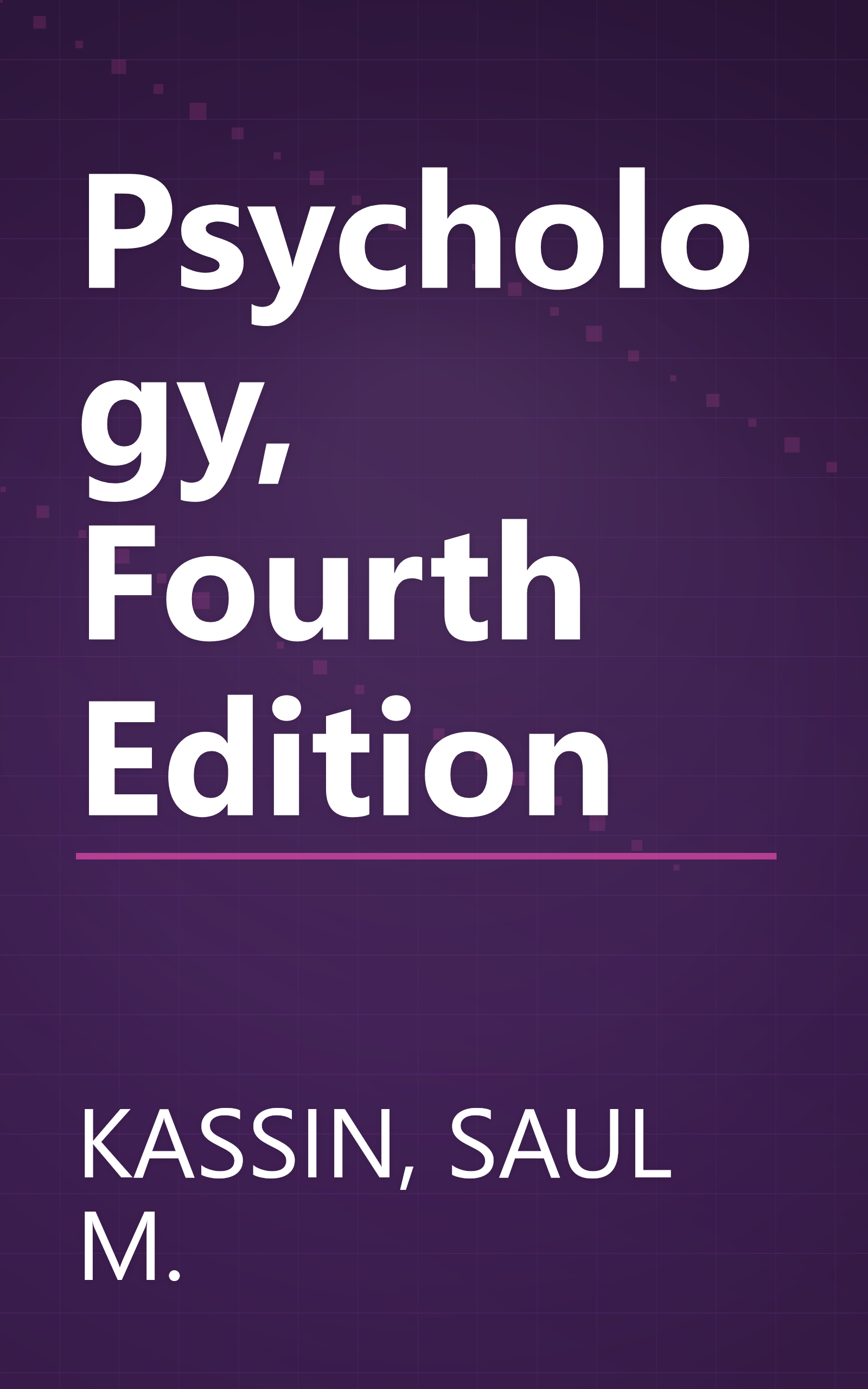 Psychology, Fourth Edition book cover