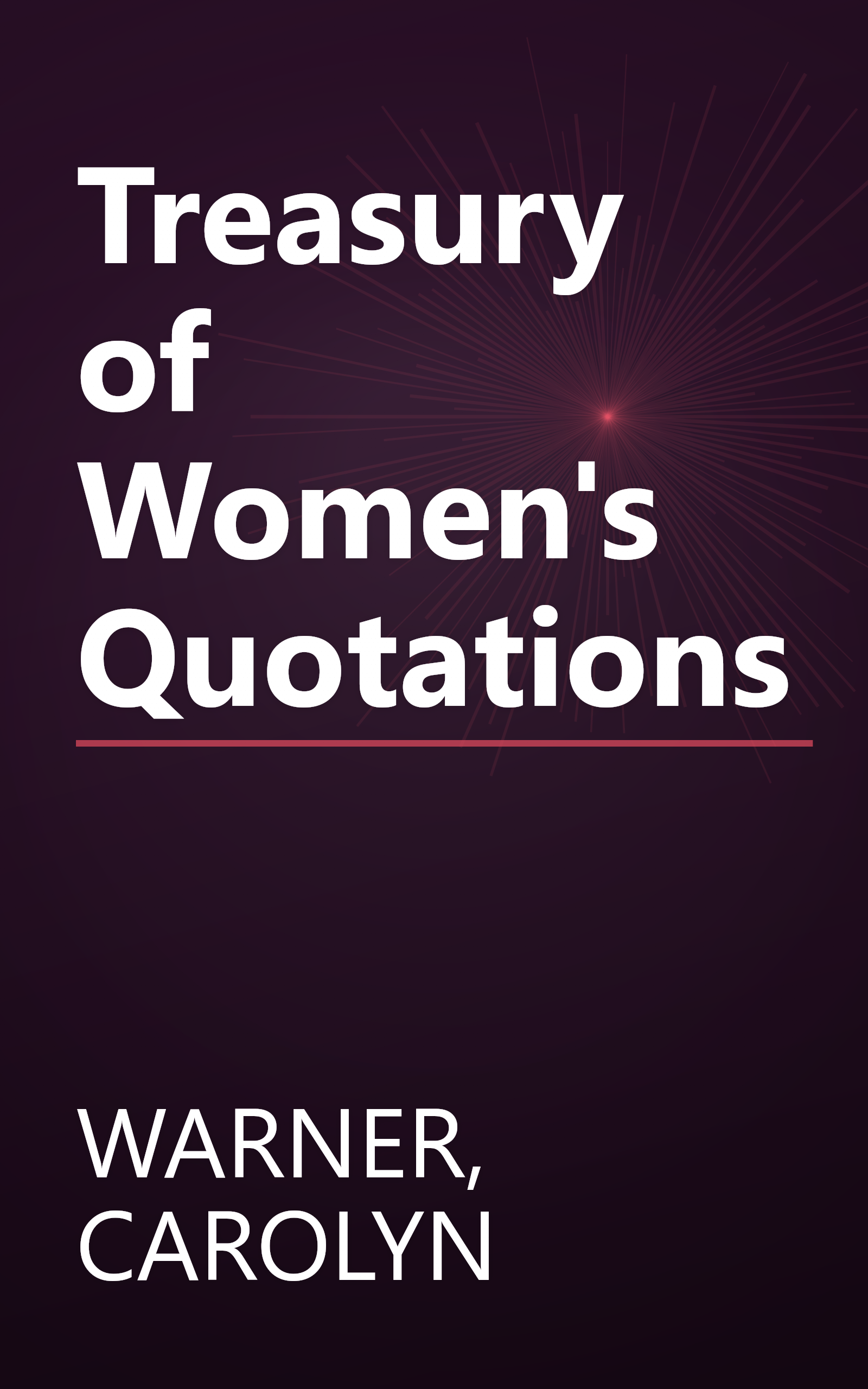 Treasury of Women's Quotations book cover