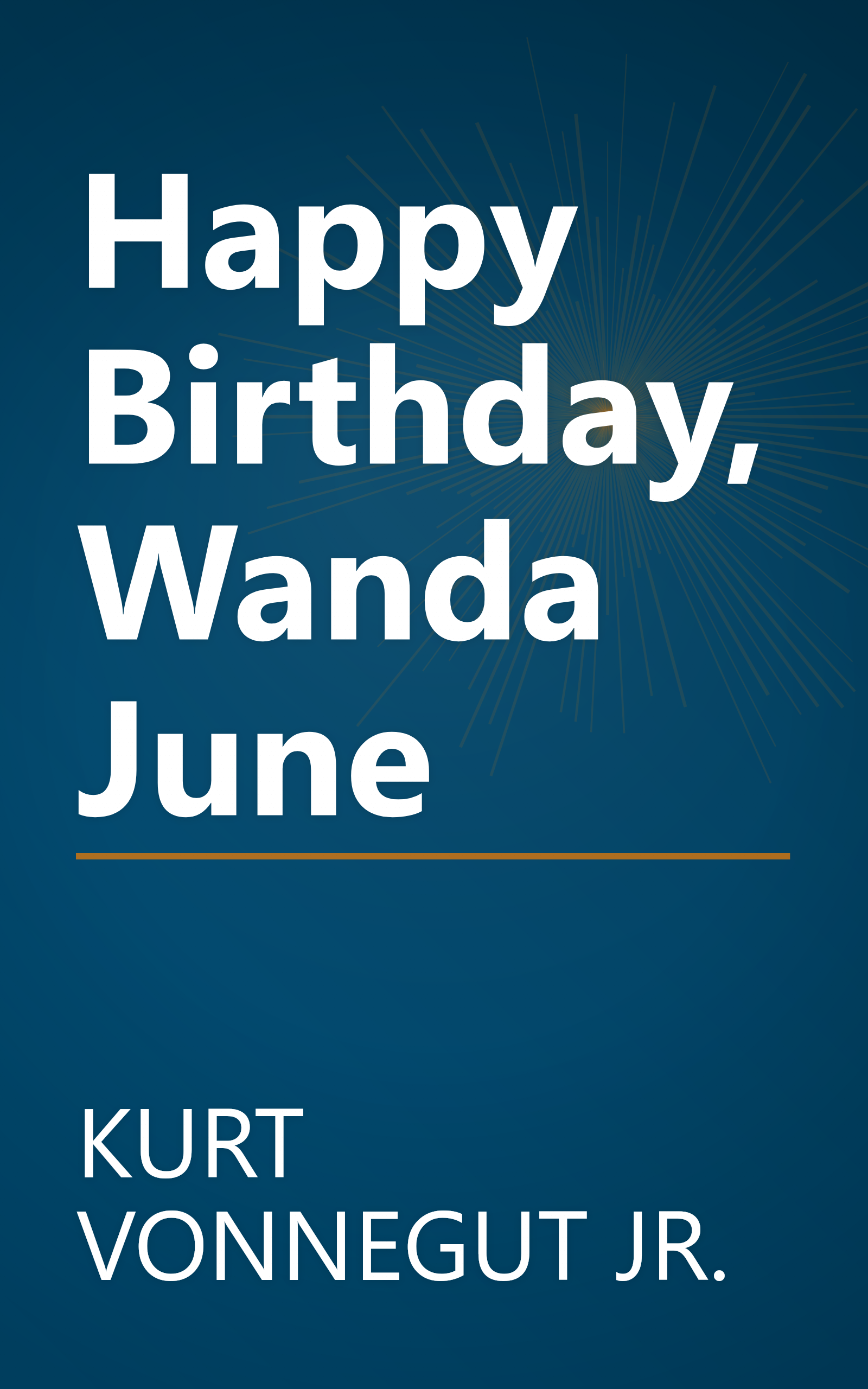 Happy Birthday, Wanda June book cover