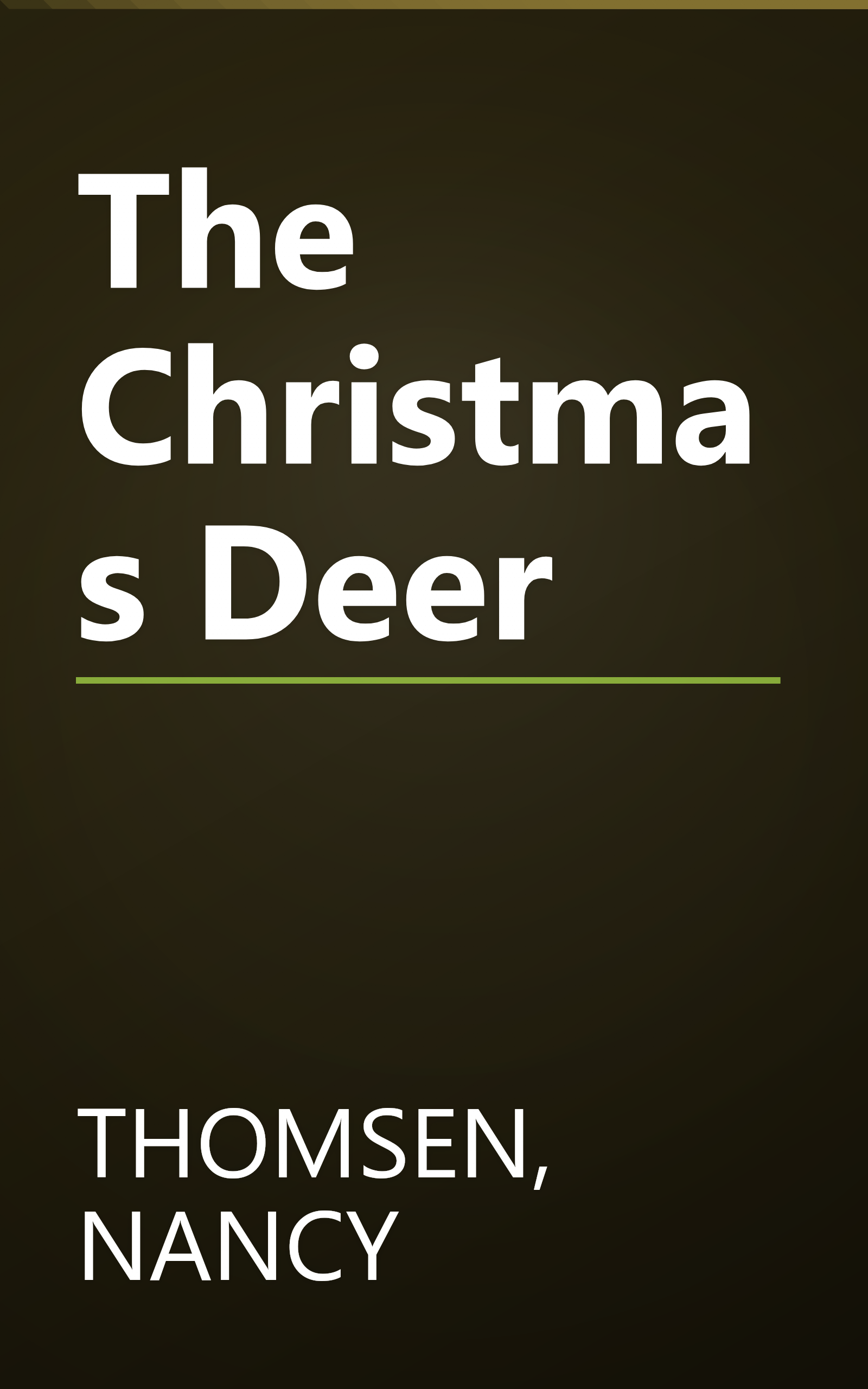 The Christmas Deer book cover