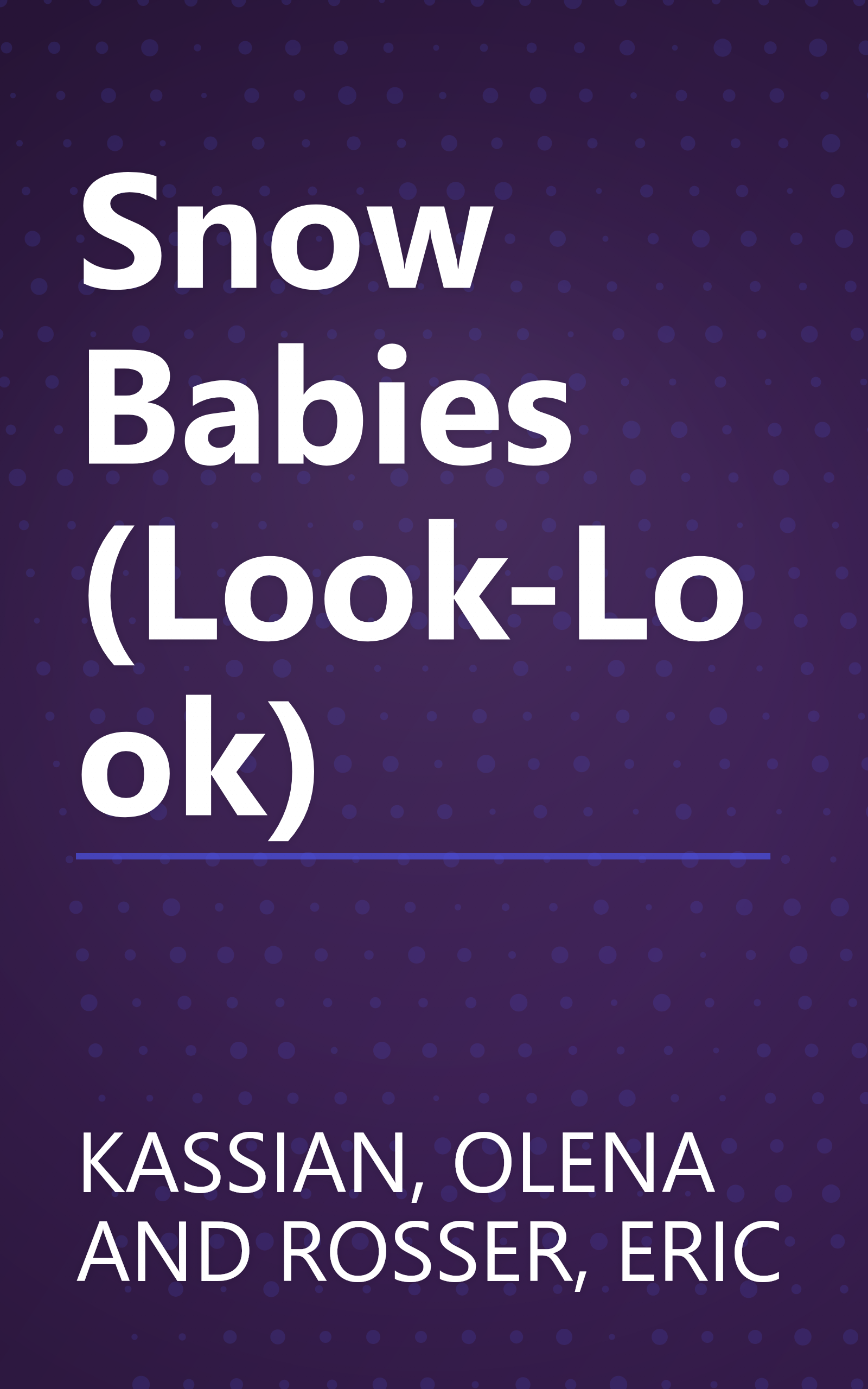 Snow Babies (Look-Look) book cover