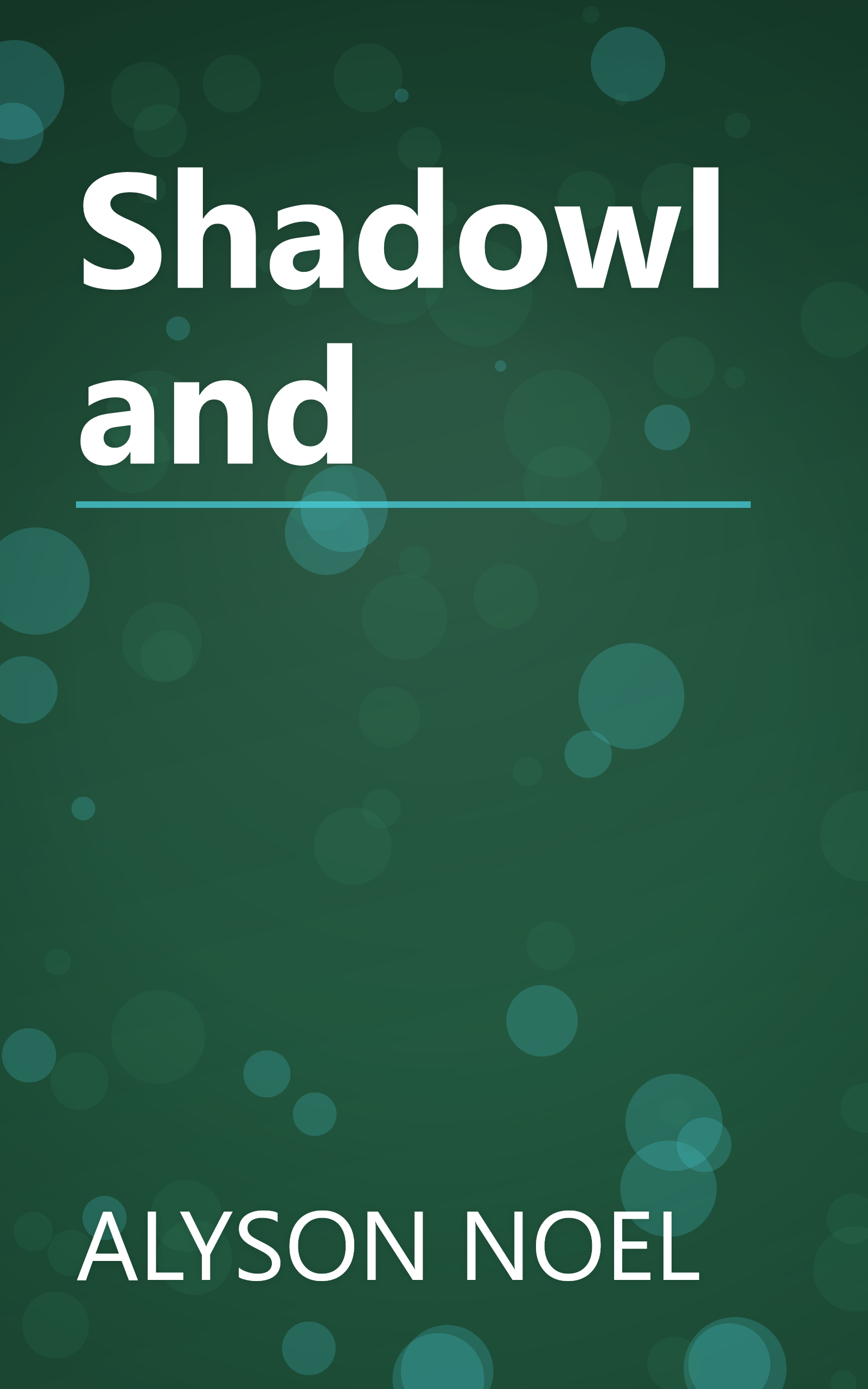 Shadowland book cover