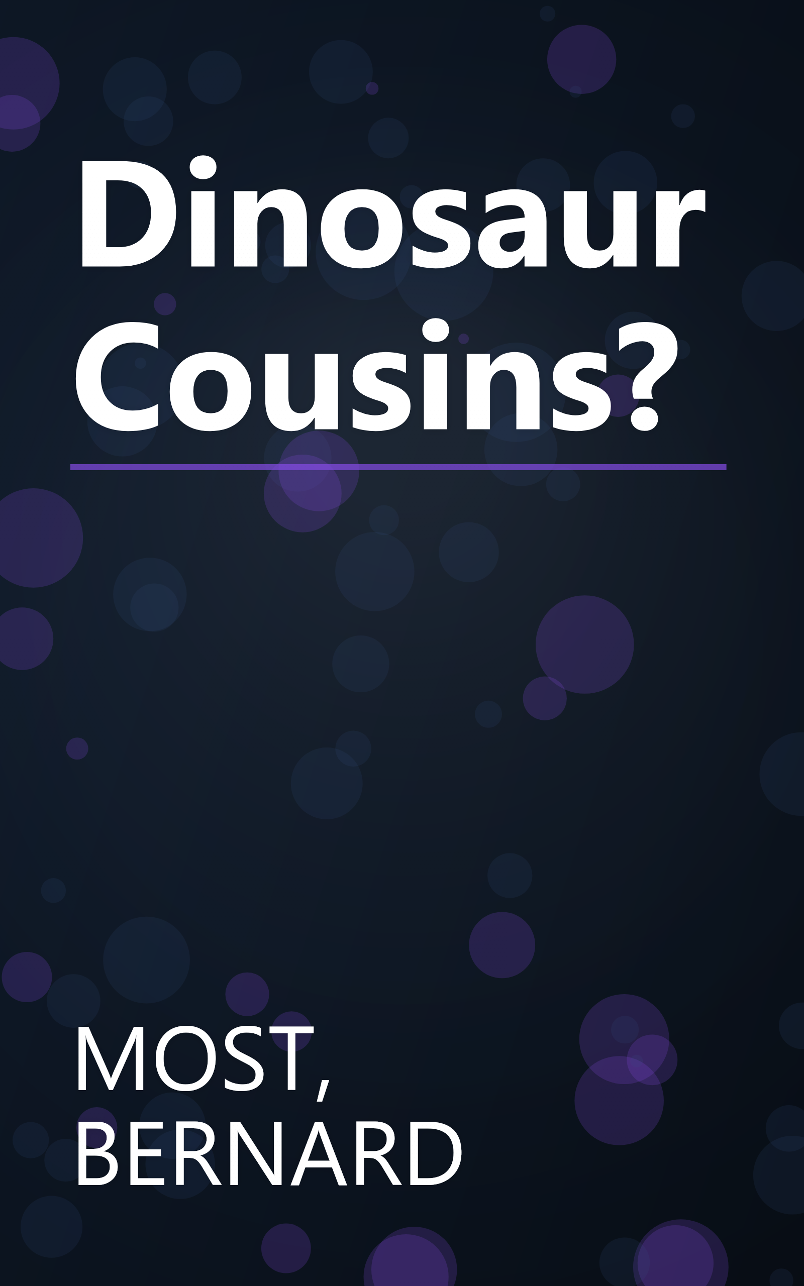 Dinosaur Cousins? book cover