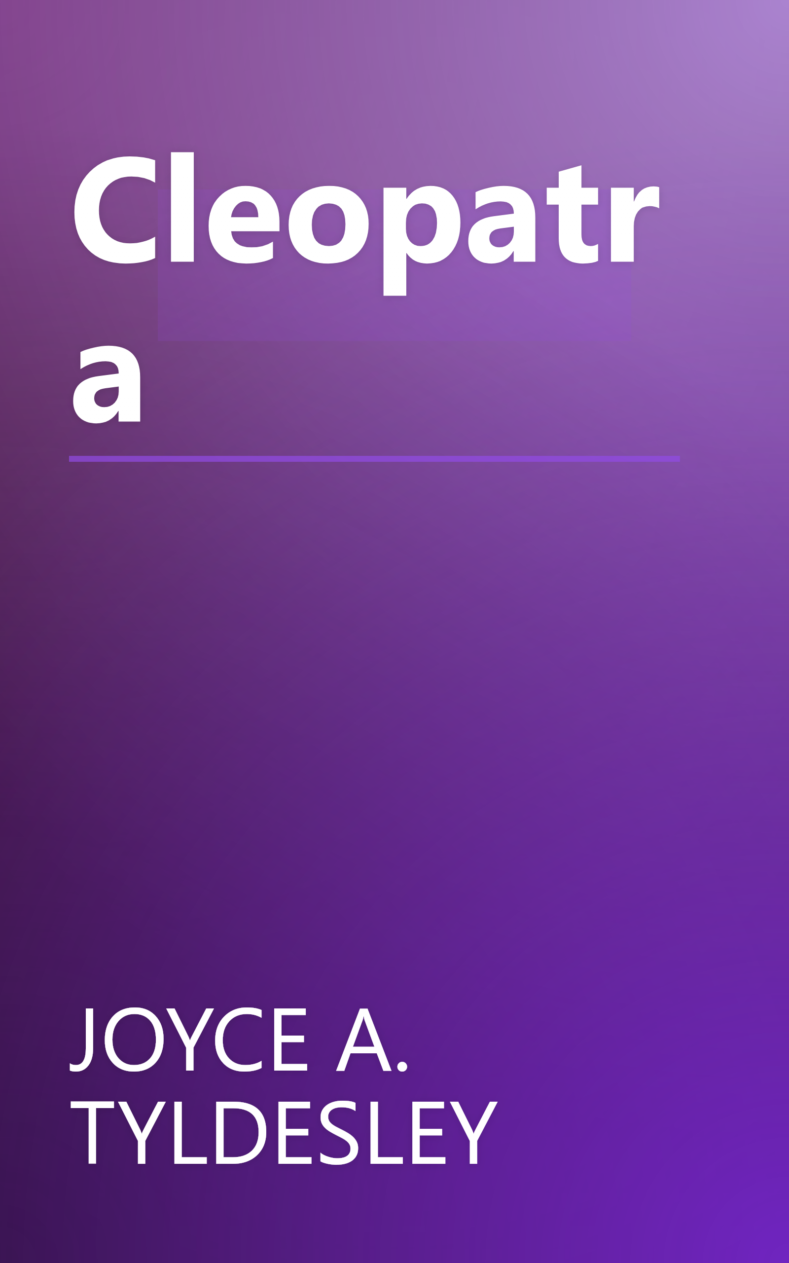 Cleopatra book cover