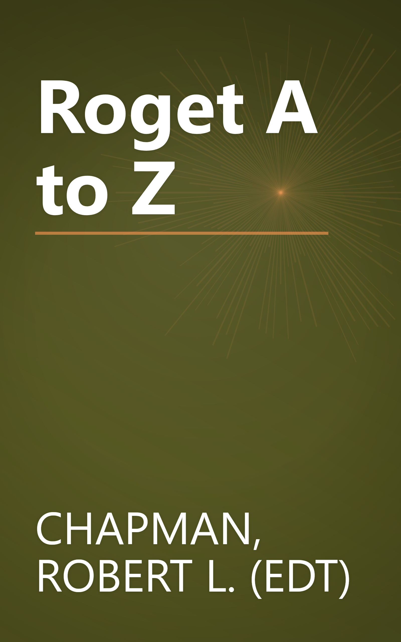 Roget A to Z book cover