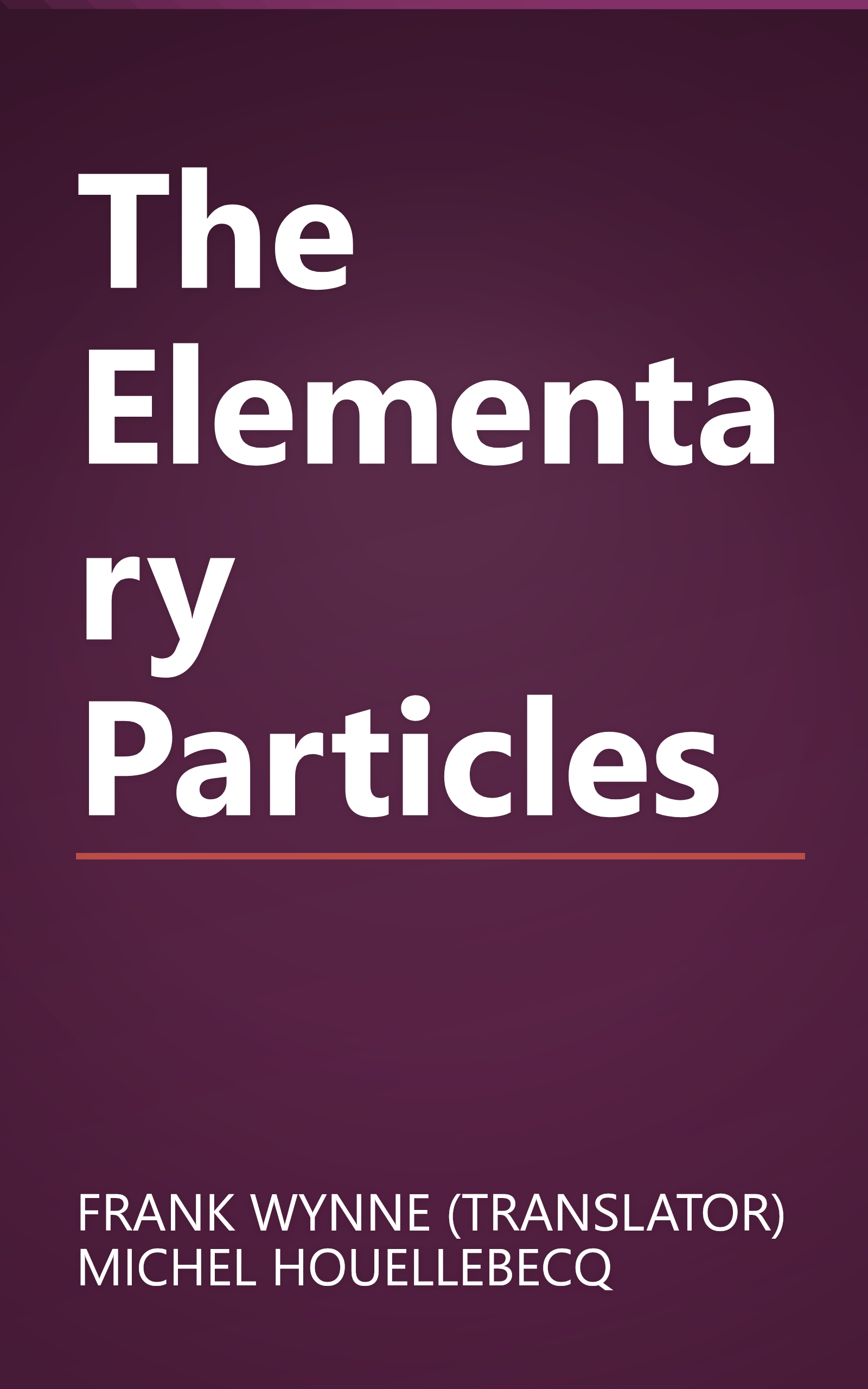 The Elementary Particles book cover