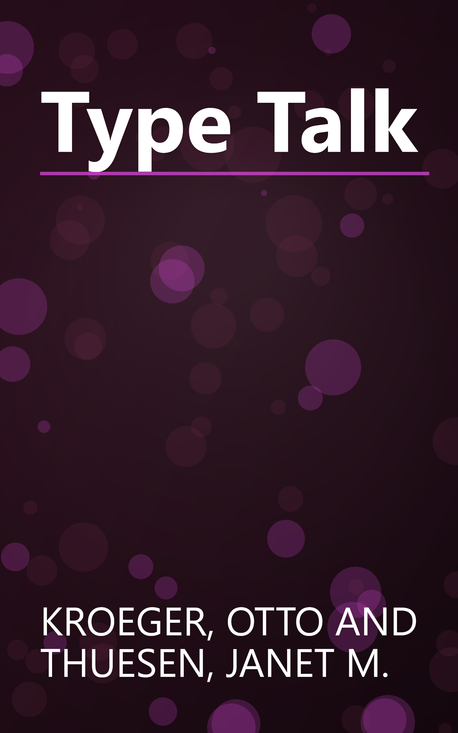 Type Talk book cover