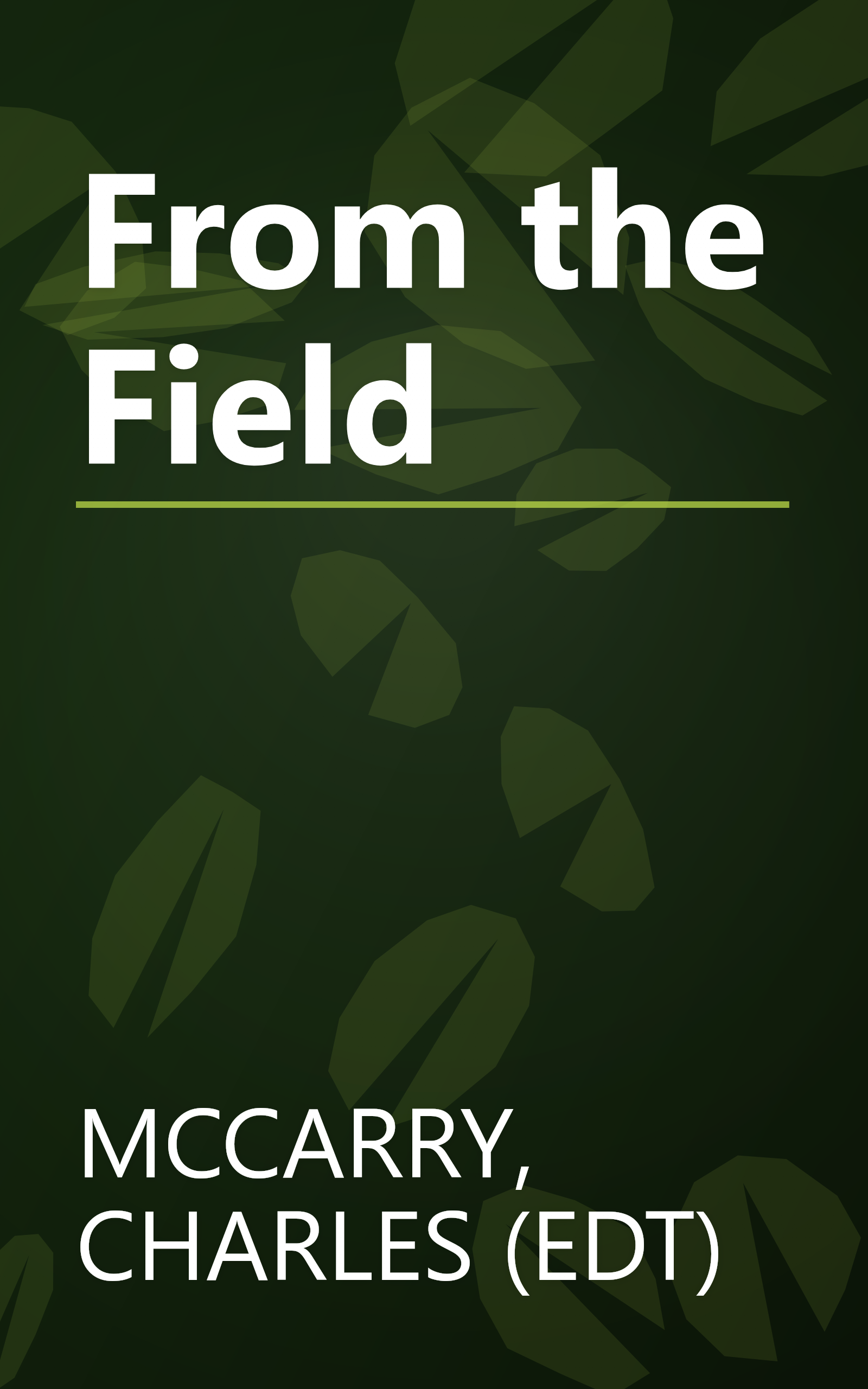 From the Field book cover