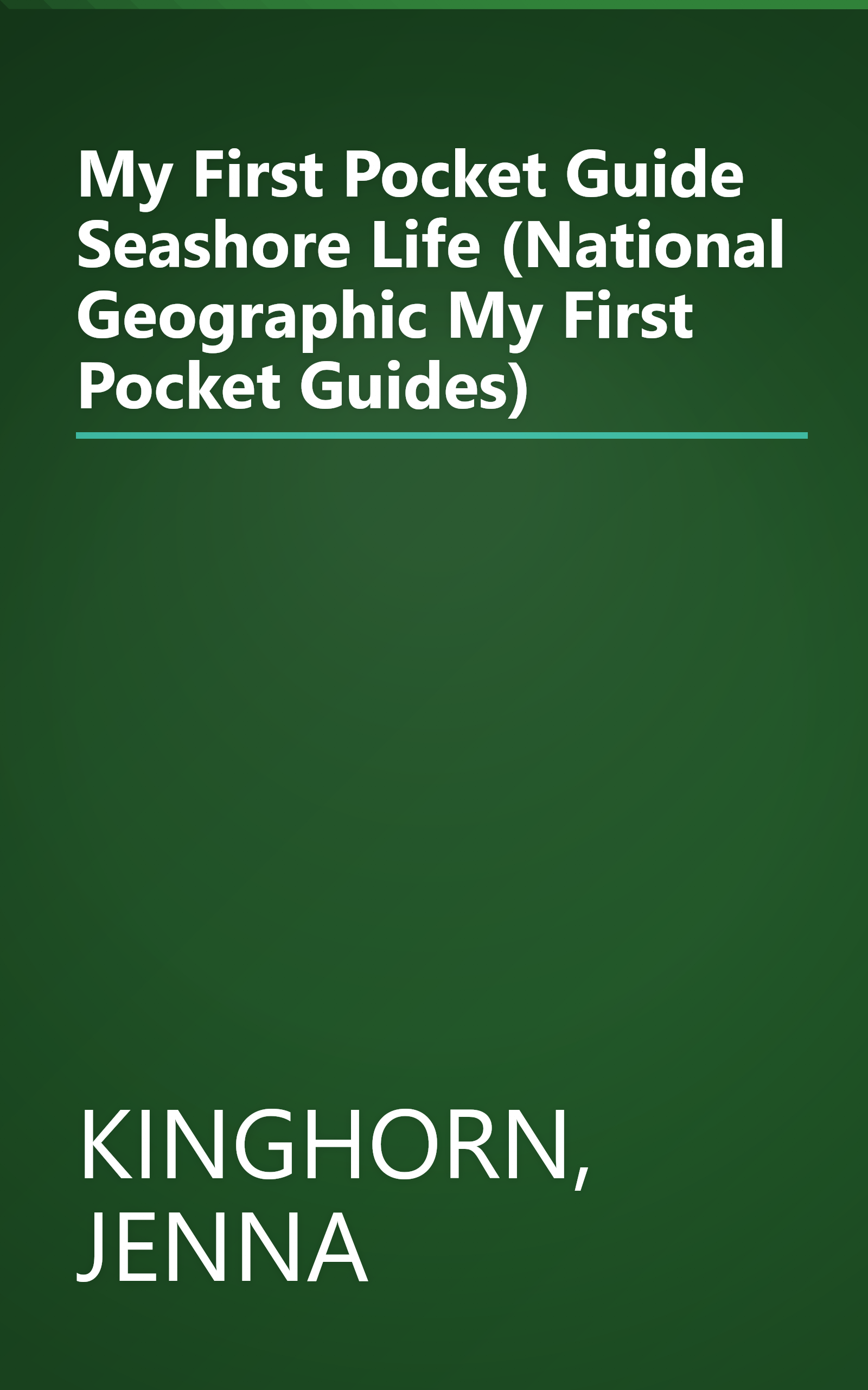My First Pocket Guide Seashore Life (National Geographic My First Pocket Guides) book cover