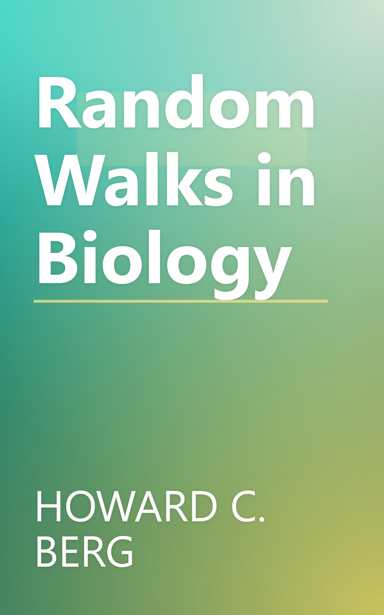 Random Walks in Biology book cover