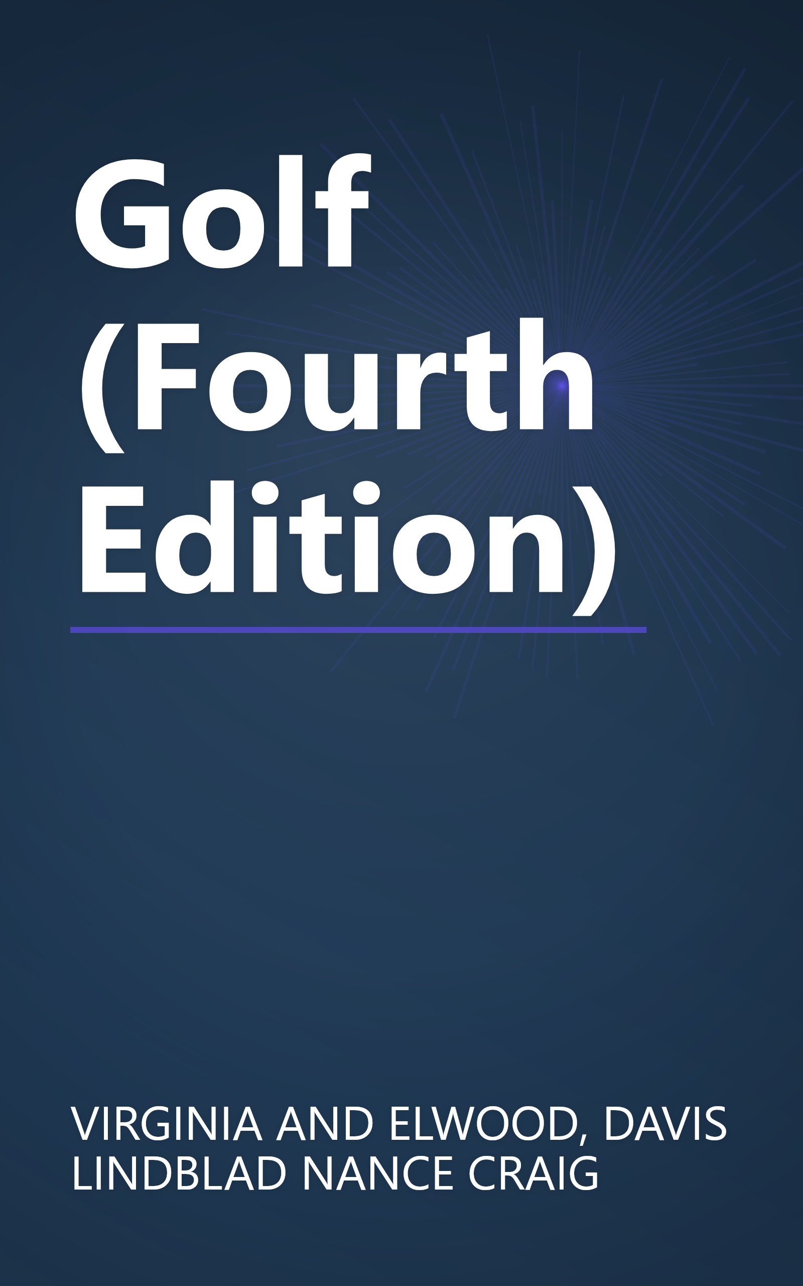 Golf (Fourth Edition) book cover