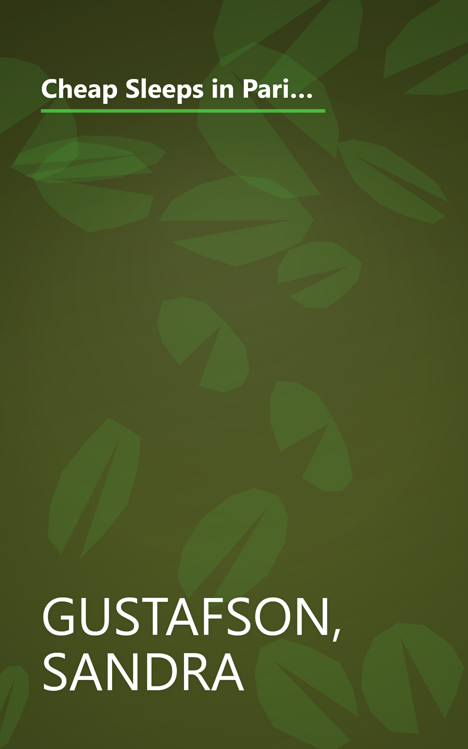 Cheap Sleeps in Paris: The Revised and Expanded Guide to More Than 100 Charming, Comfortable, and Inexpensive Hotels book cover