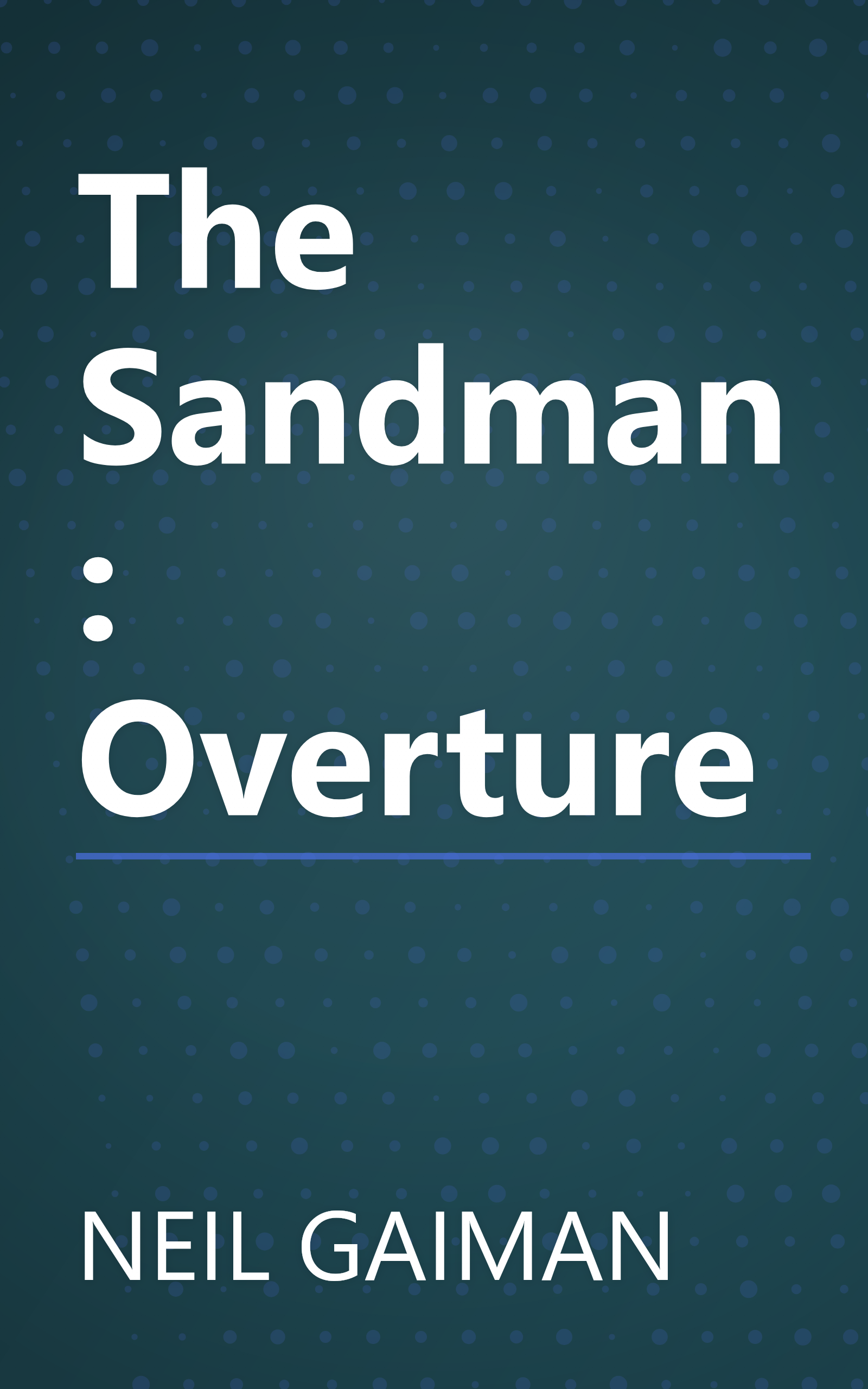 The Sandman: Overture book cover