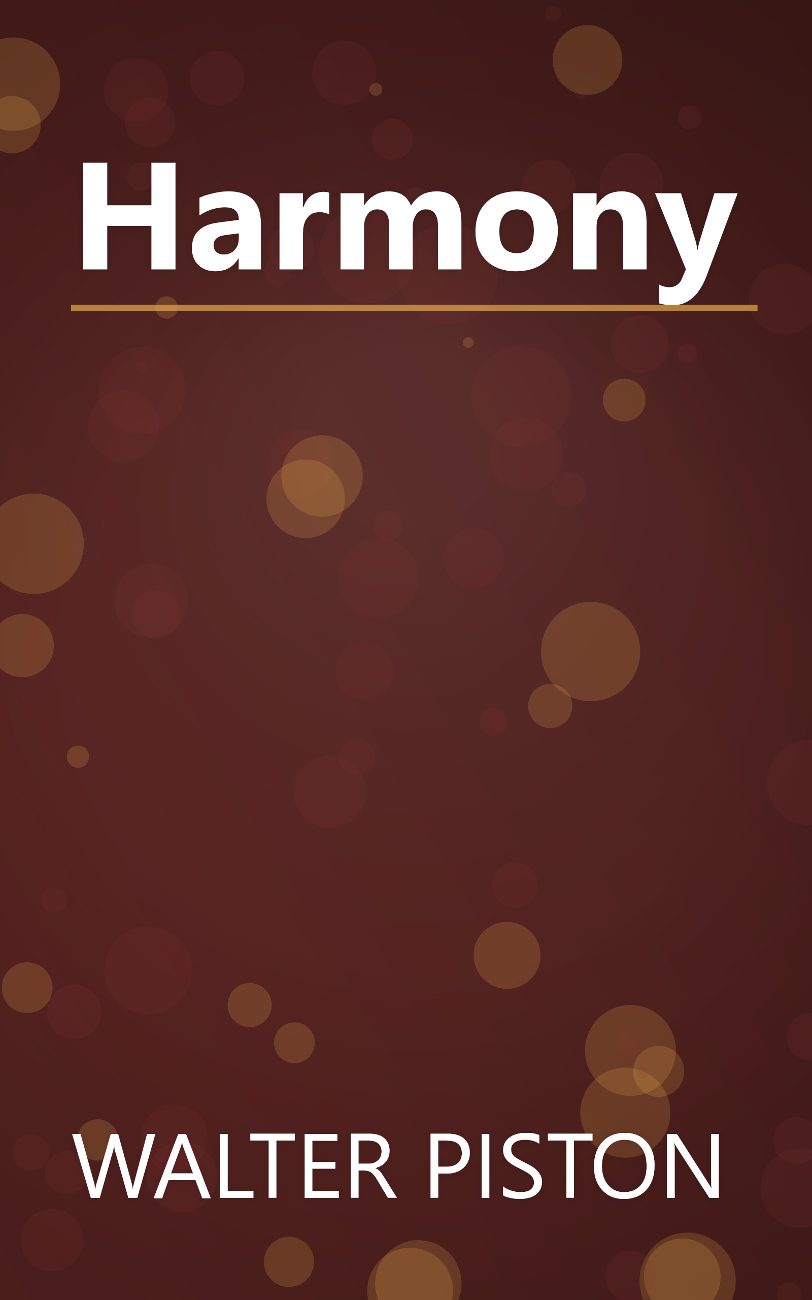 Harmony book cover
