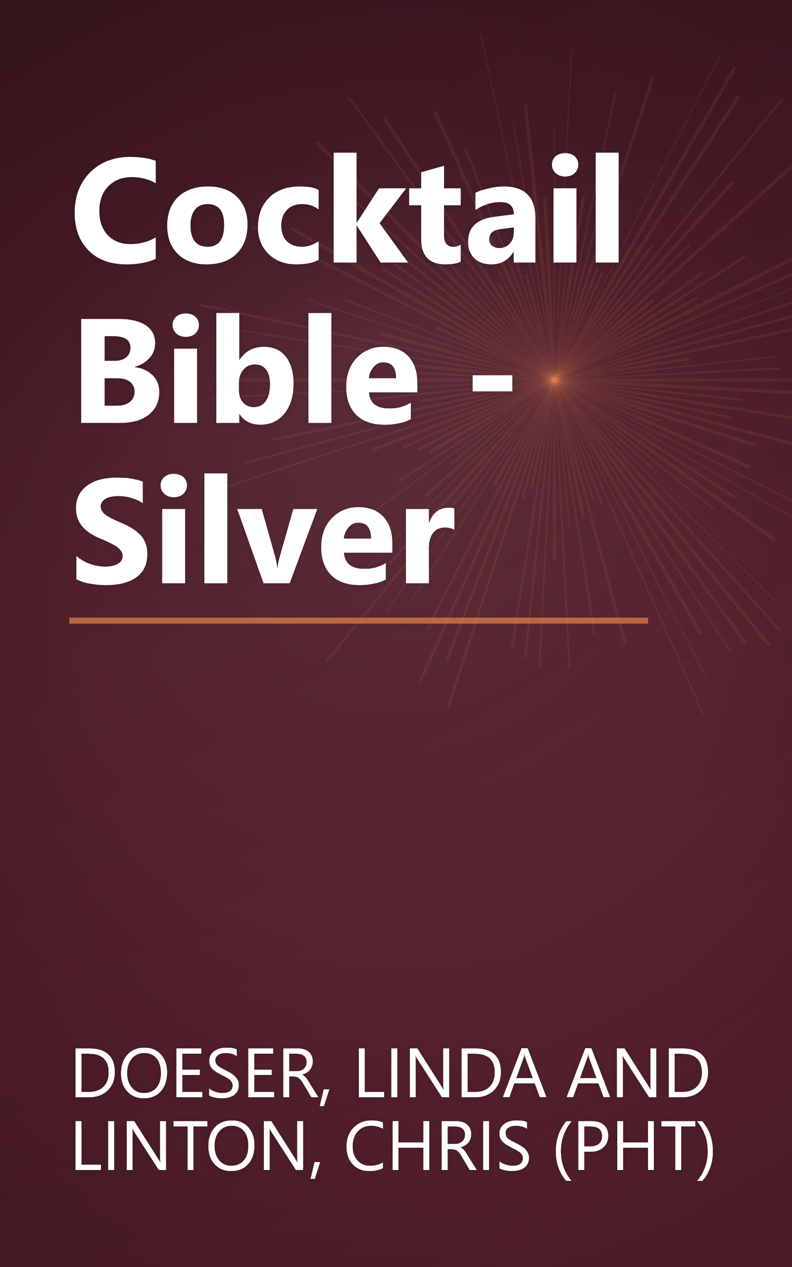 Cocktail Bible - Silver book cover