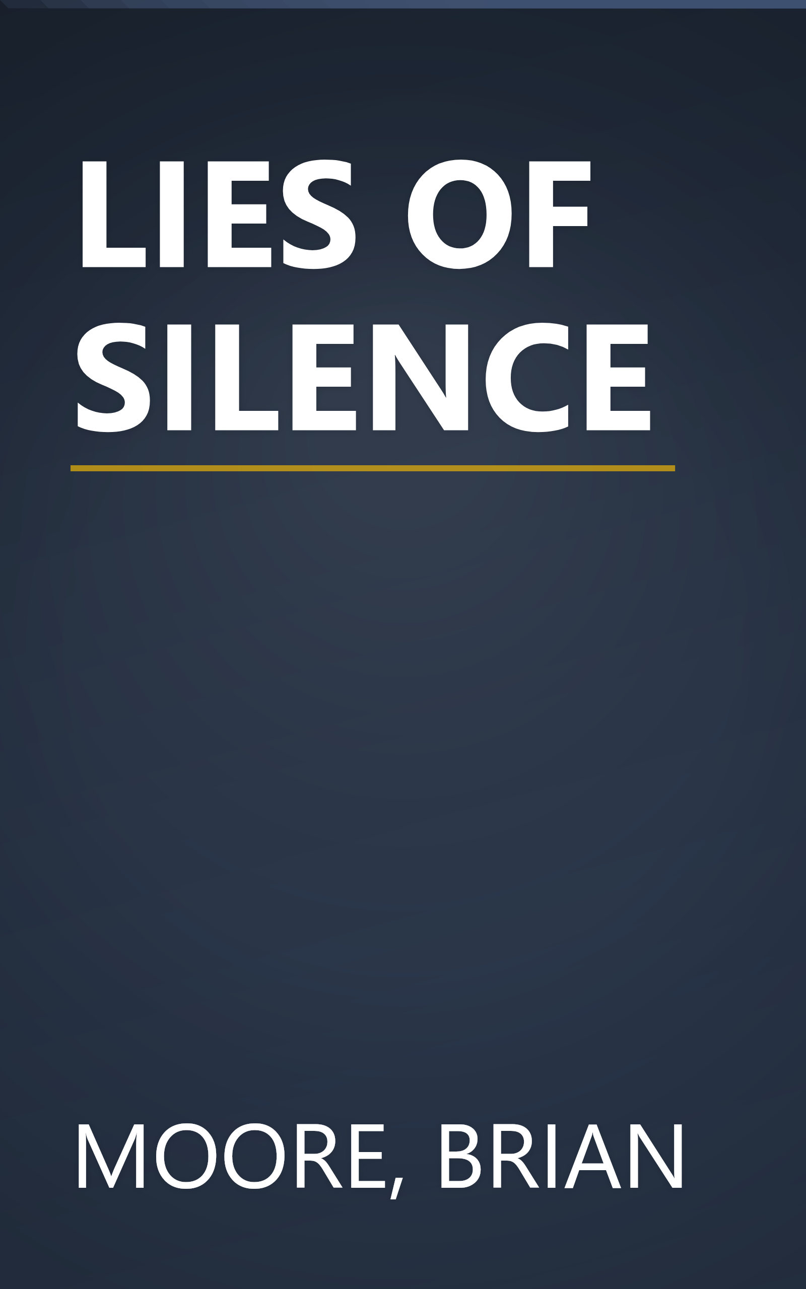 LIES OF SILENCE book cover