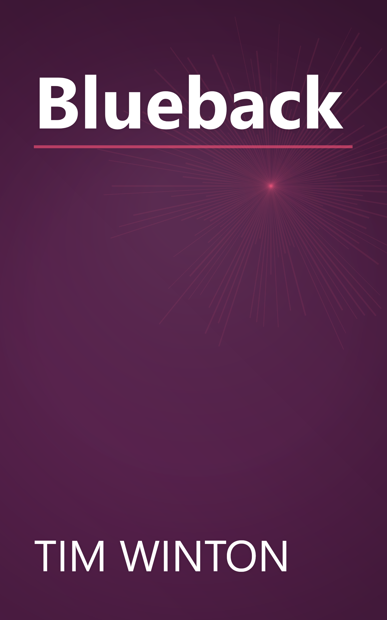 Blueback book cover