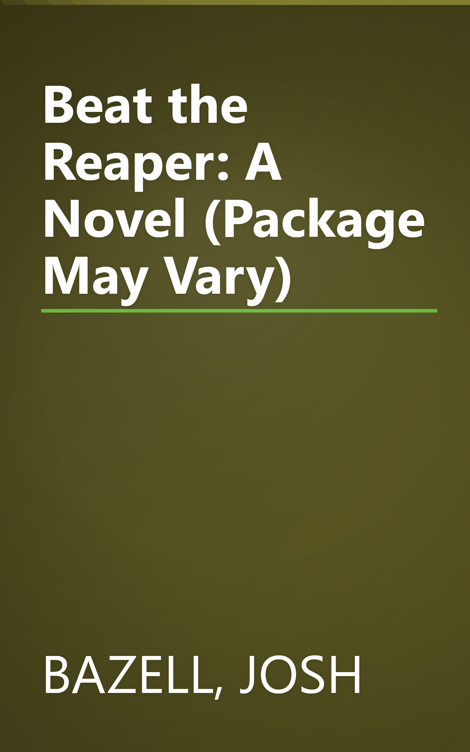 Beat the Reaper: A Novel (Package May Vary) book cover