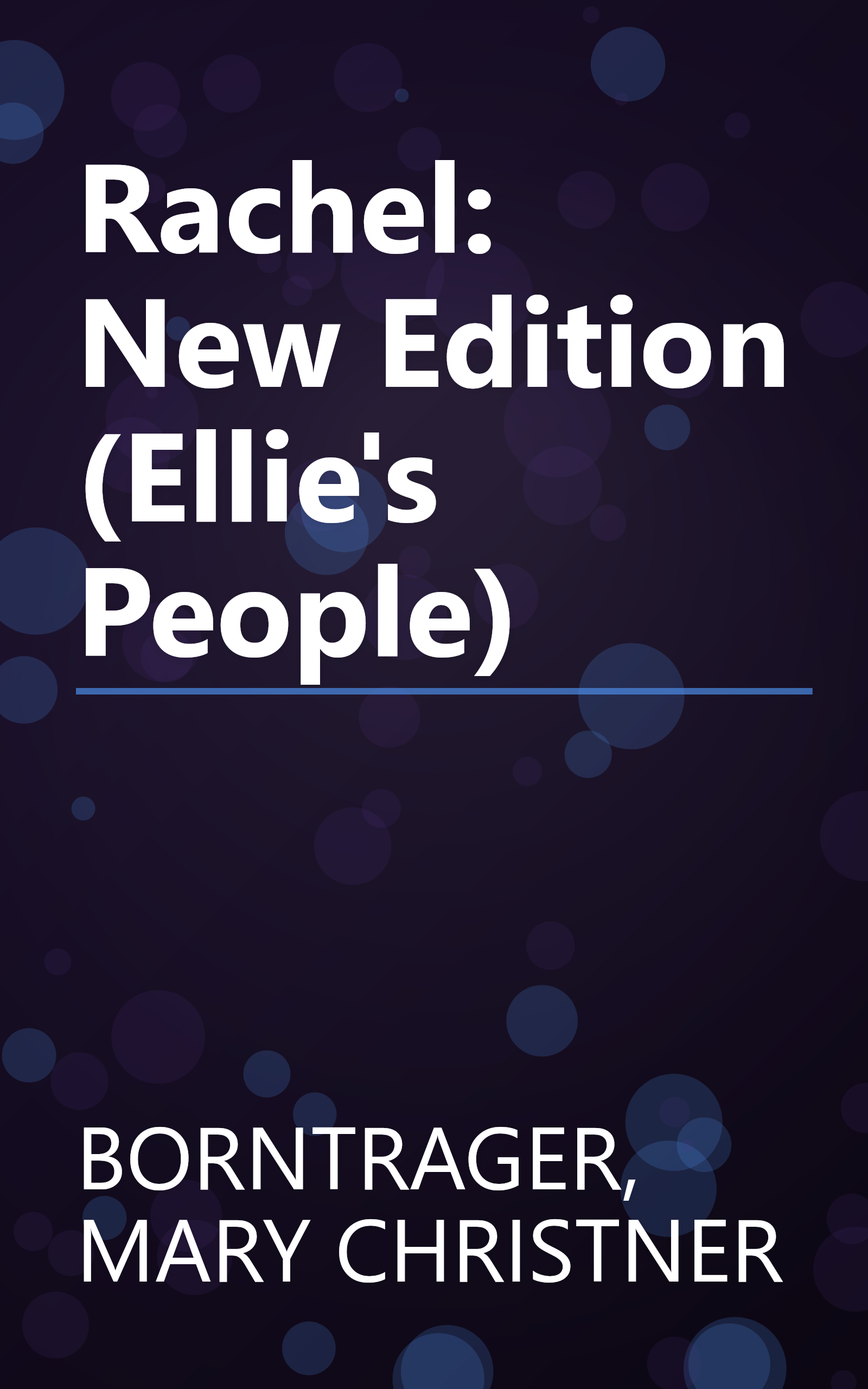 Rachel: New Edition (Ellie's People) book cover