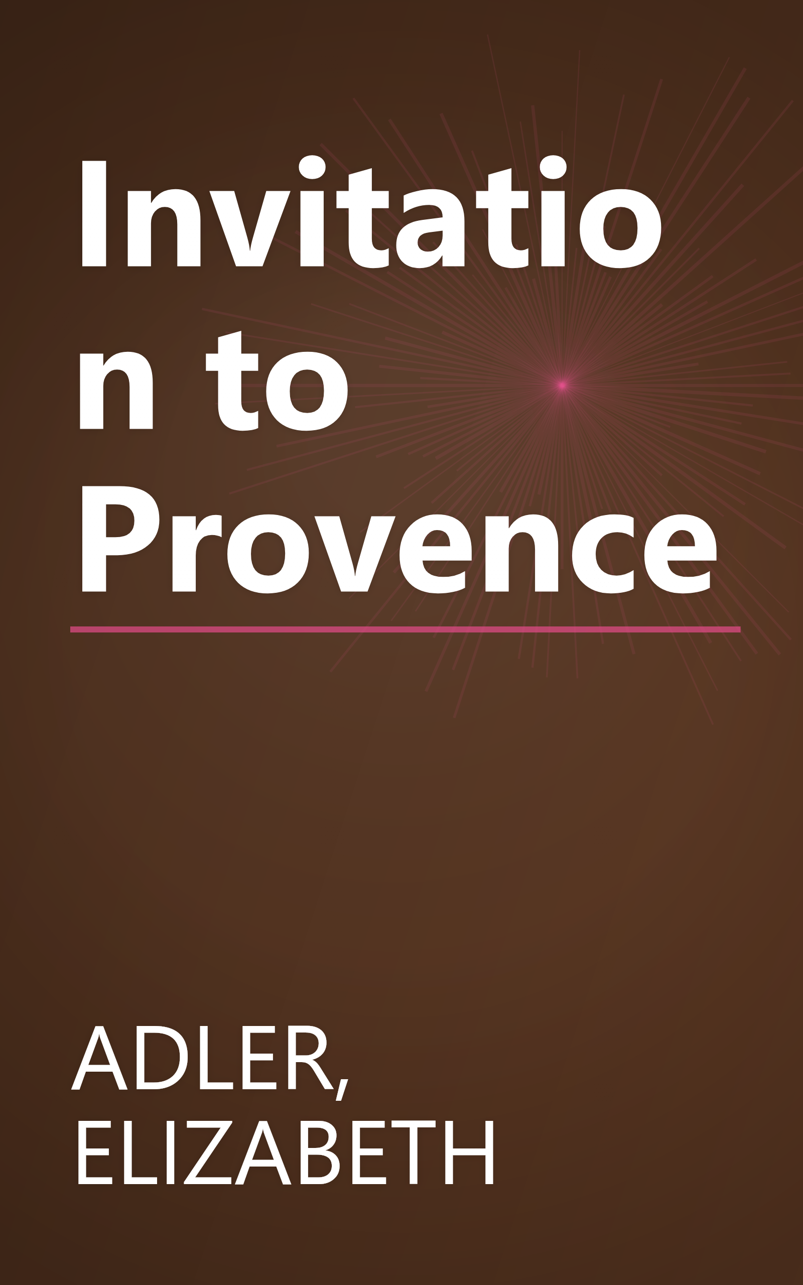 Invitation to Provence book cover