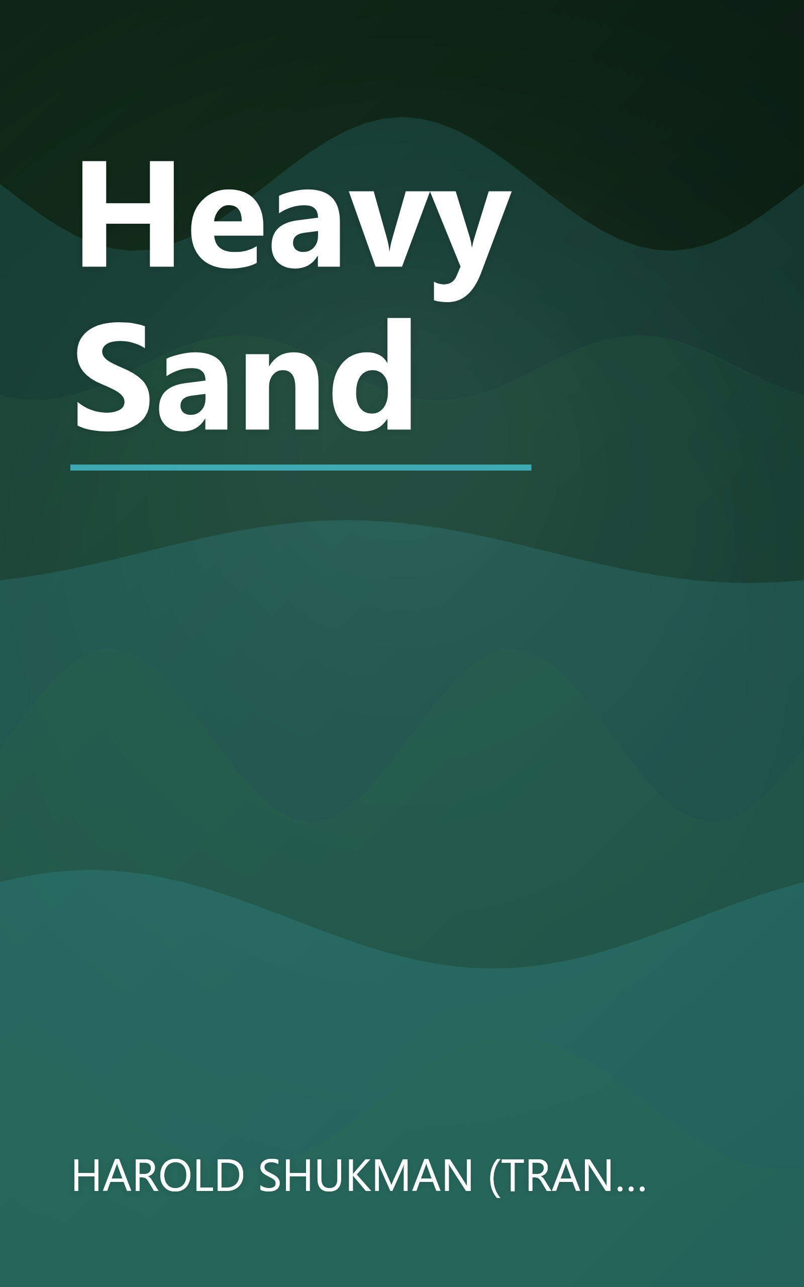 Heavy Sand book cover