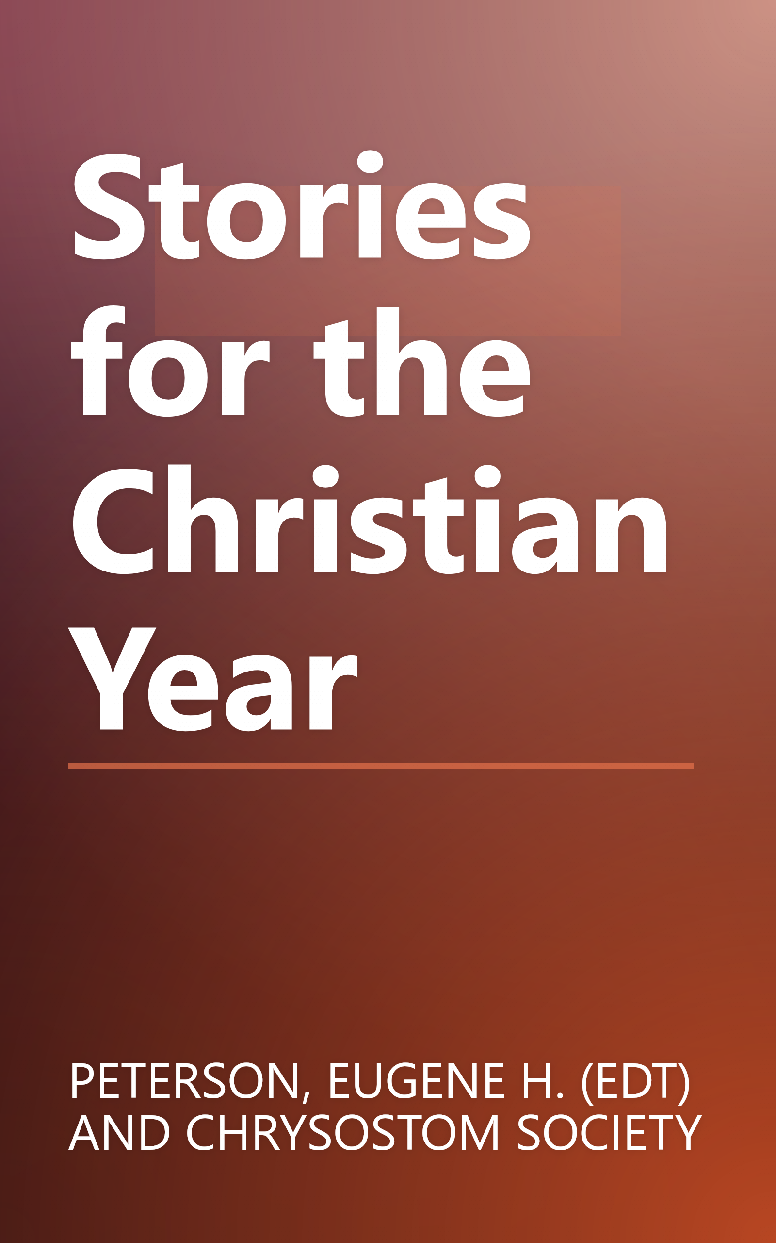 Stories for the Christian Year book cover