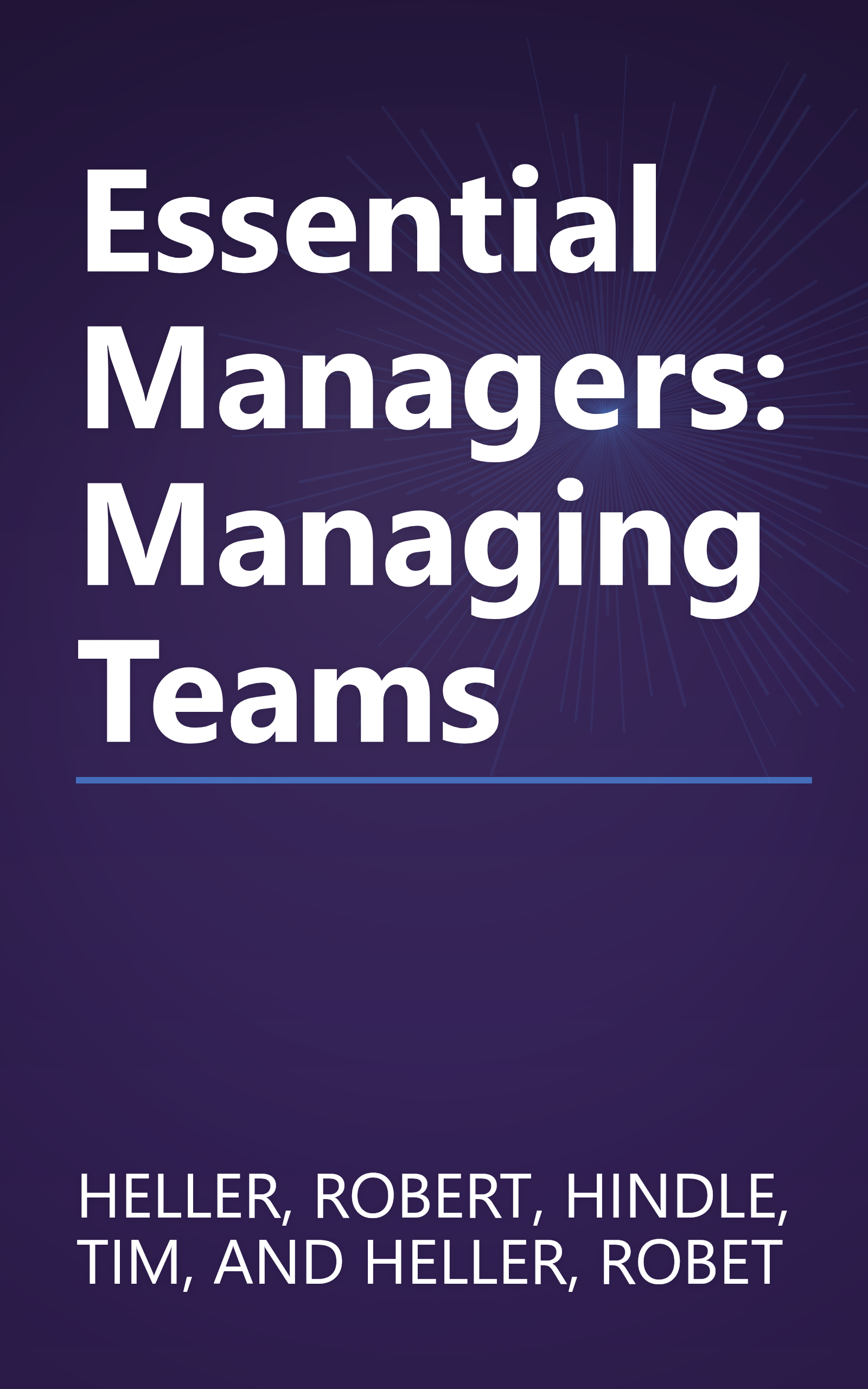 Essential Managers: Managing Teams book cover
