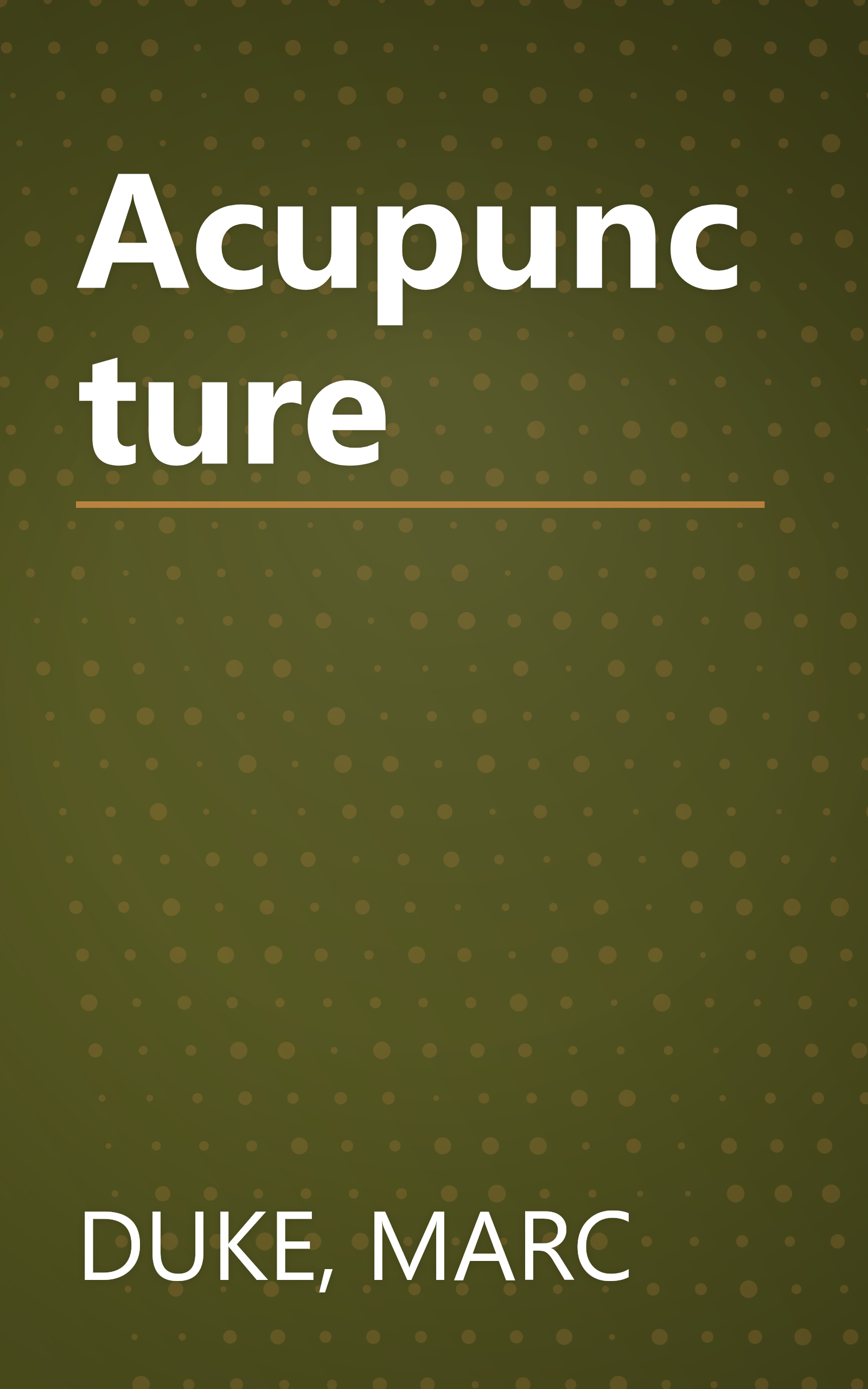 Acupuncture book cover