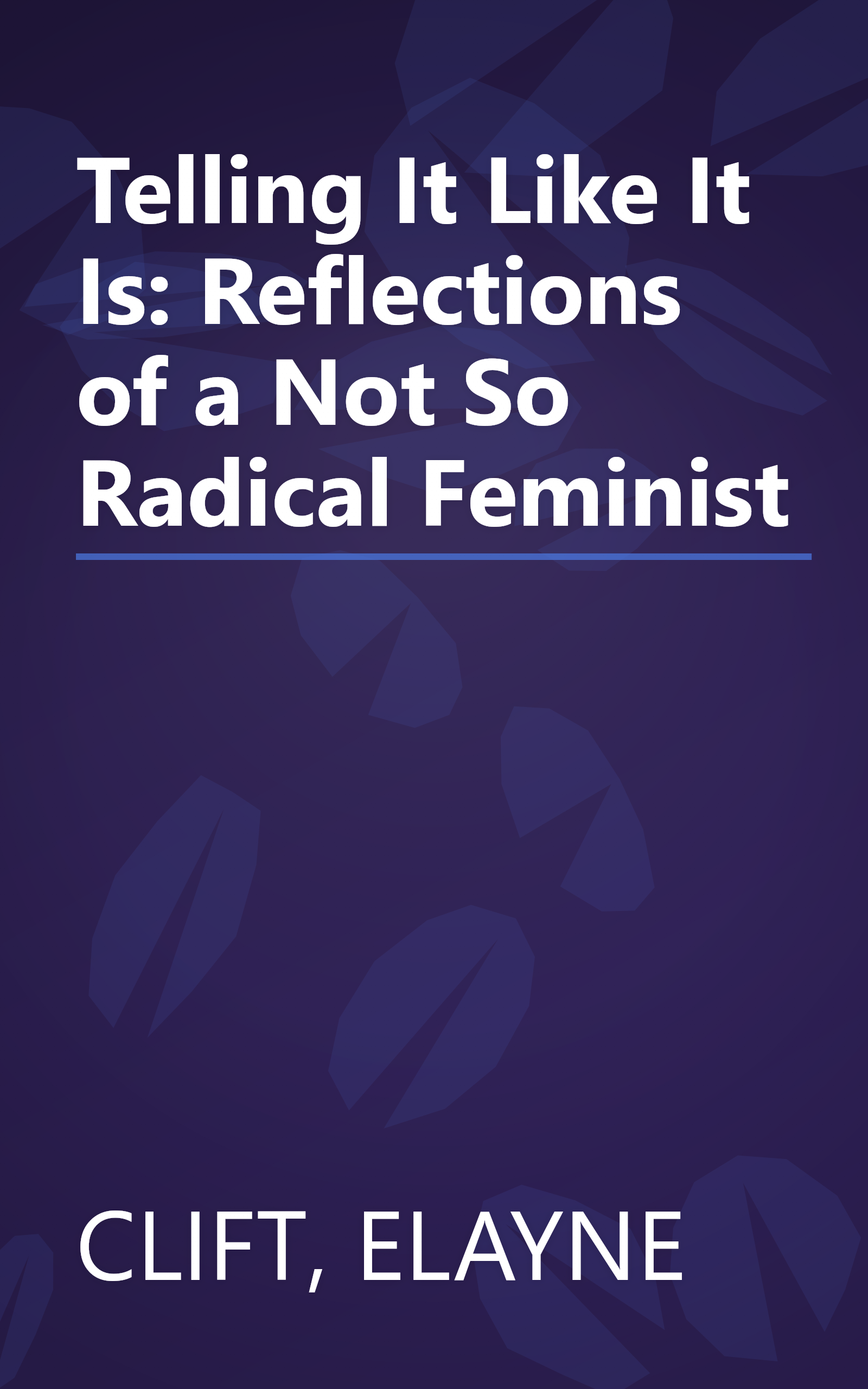 Telling It Like It Is: Reflections of a Not So Radical Feminist book cover