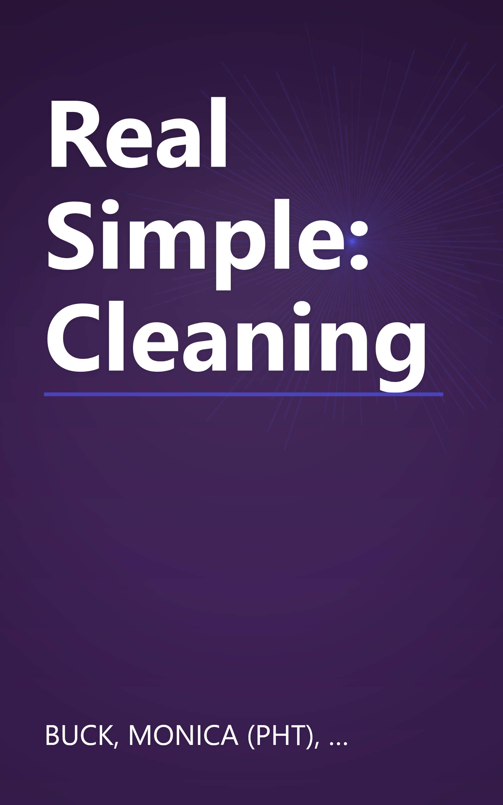 Real Simple: Cleaning book cover