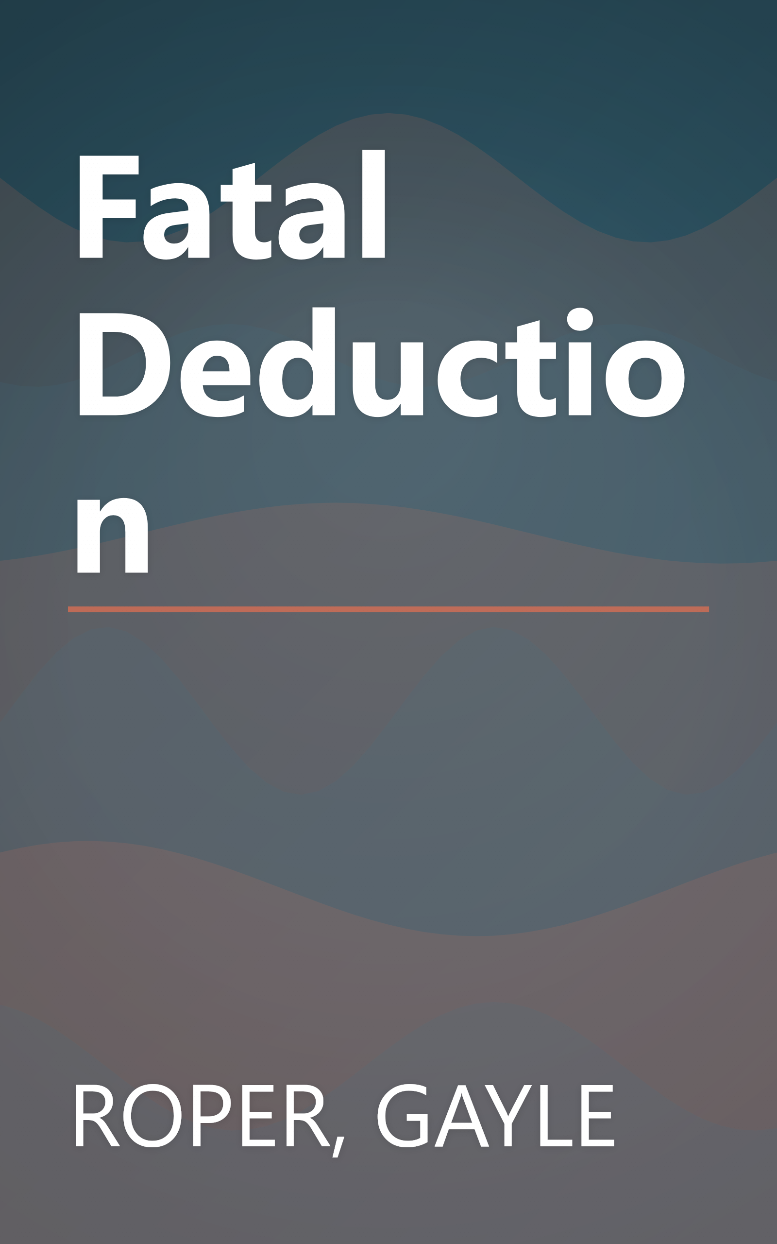 Fatal Deduction book cover