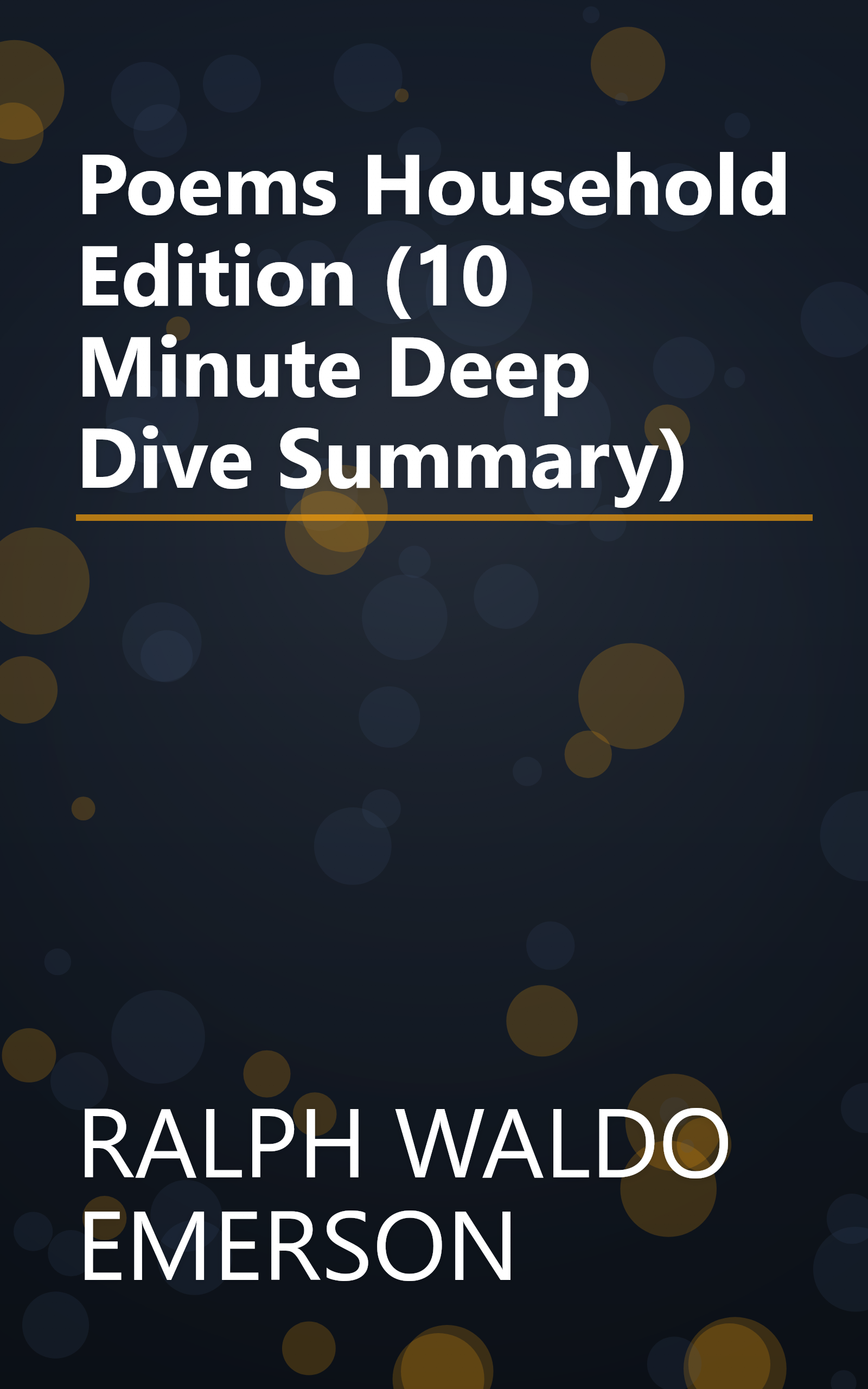 Poems Household Edition (10 Minute   Deep Dive Summary) book cover