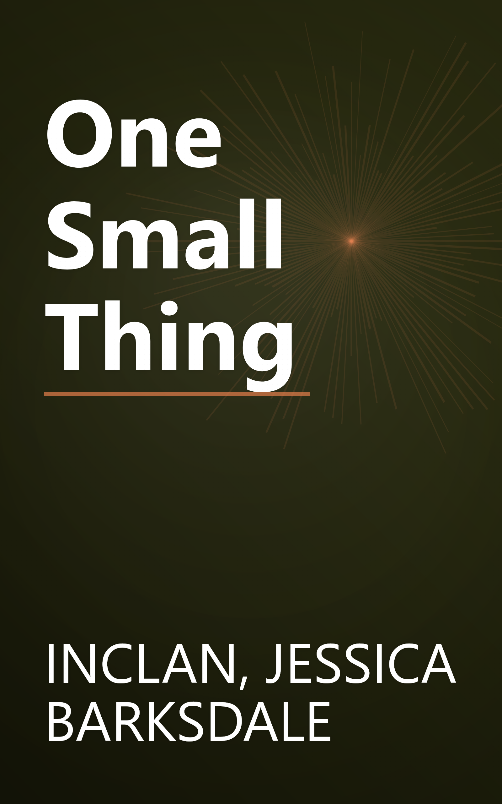 One Small Thing book cover