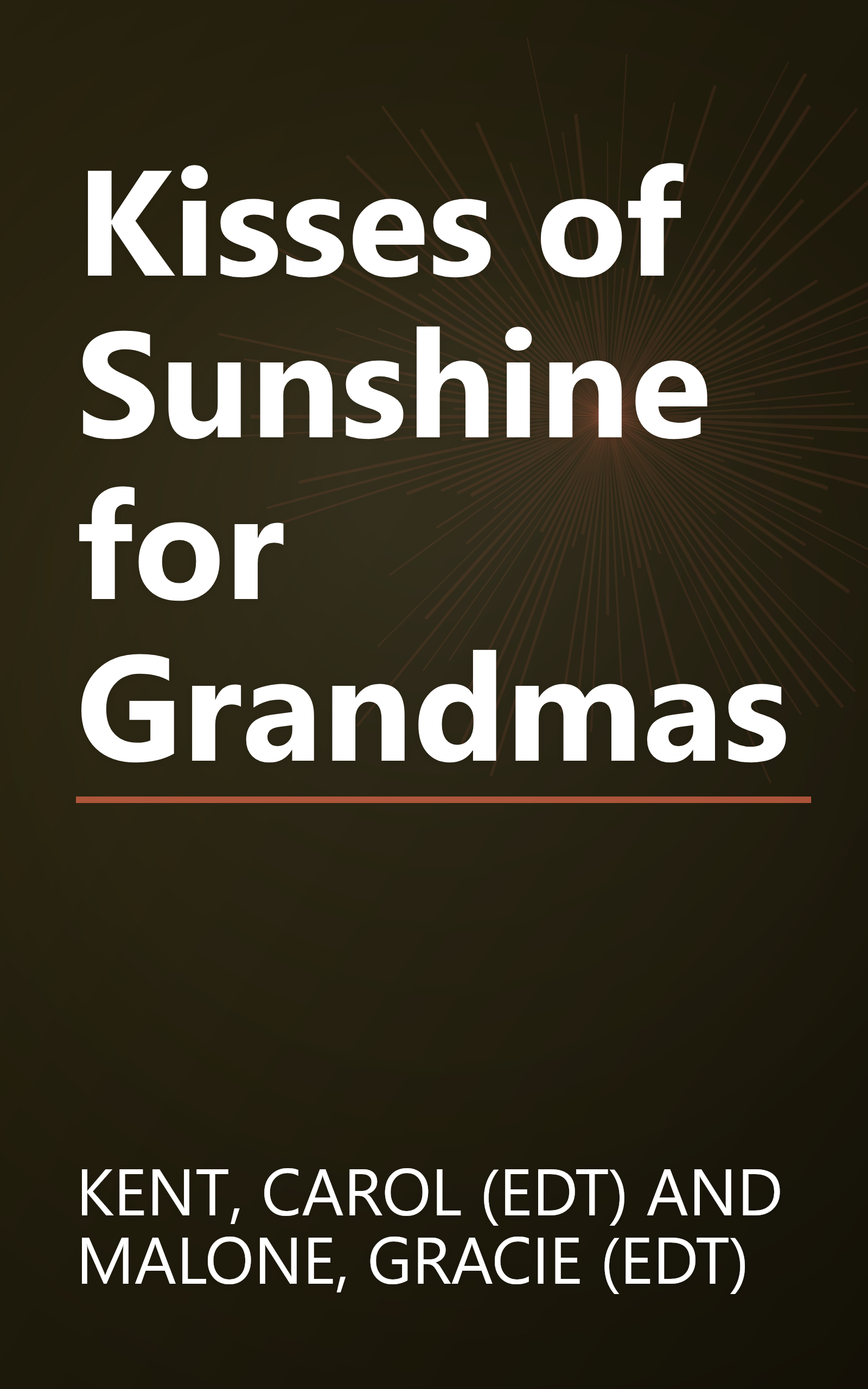 Kisses of Sunshine for Grandmas book cover