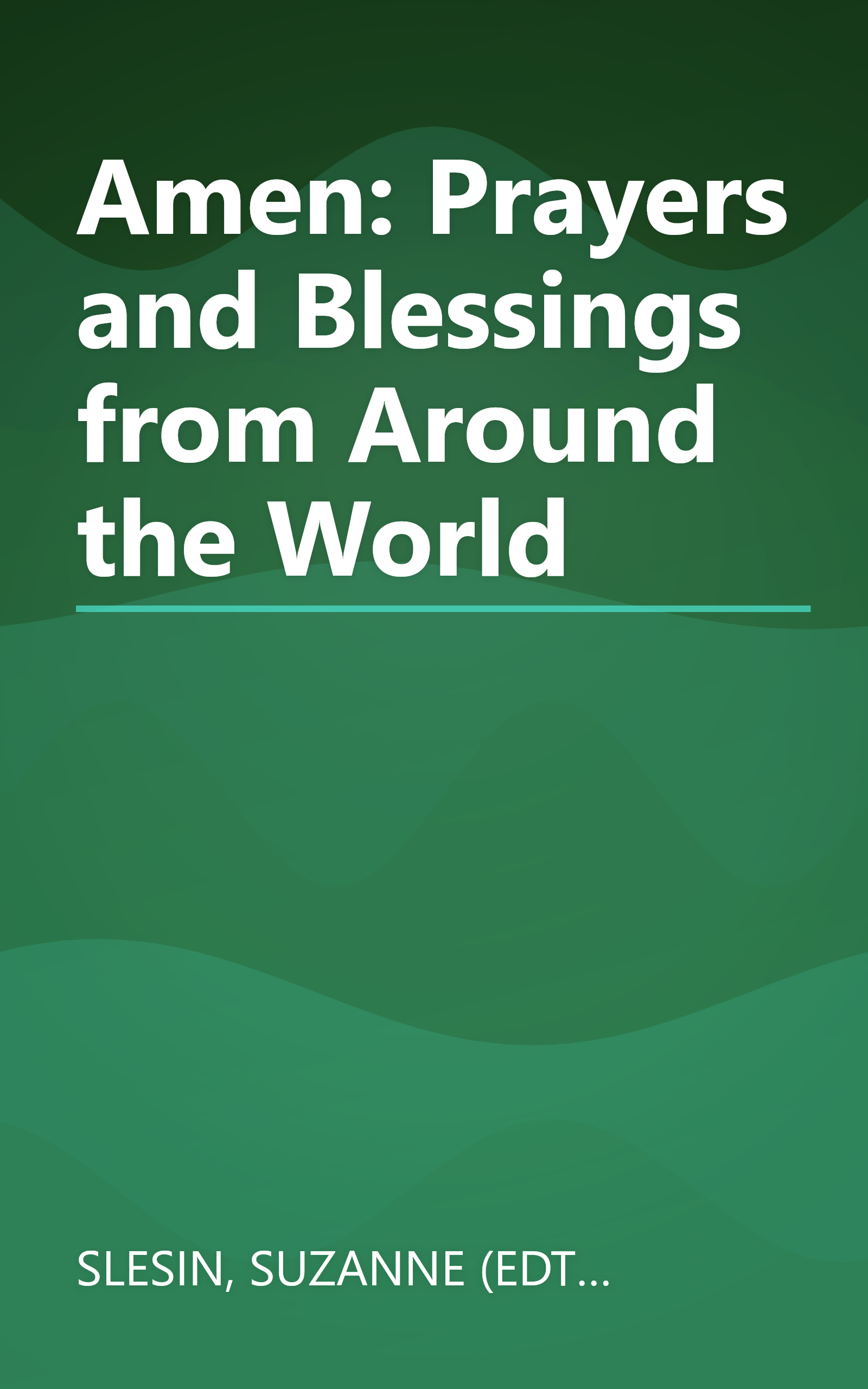 Amen: Prayers and Blessings from Around the World book cover