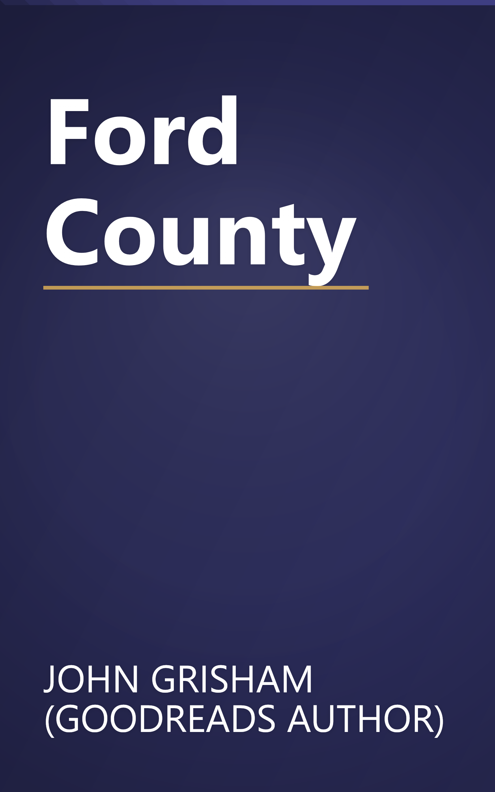 Ford County book cover