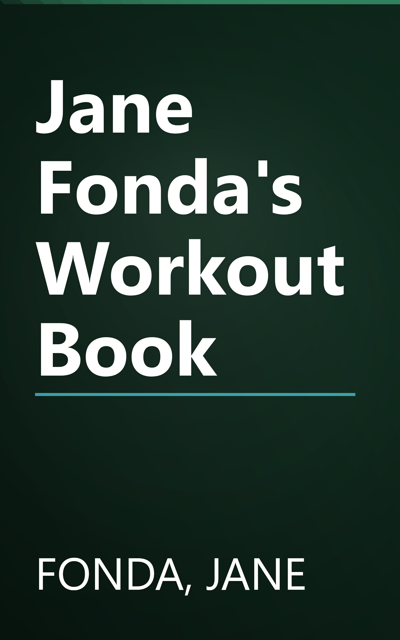 Jane Fonda's Workout Book book cover