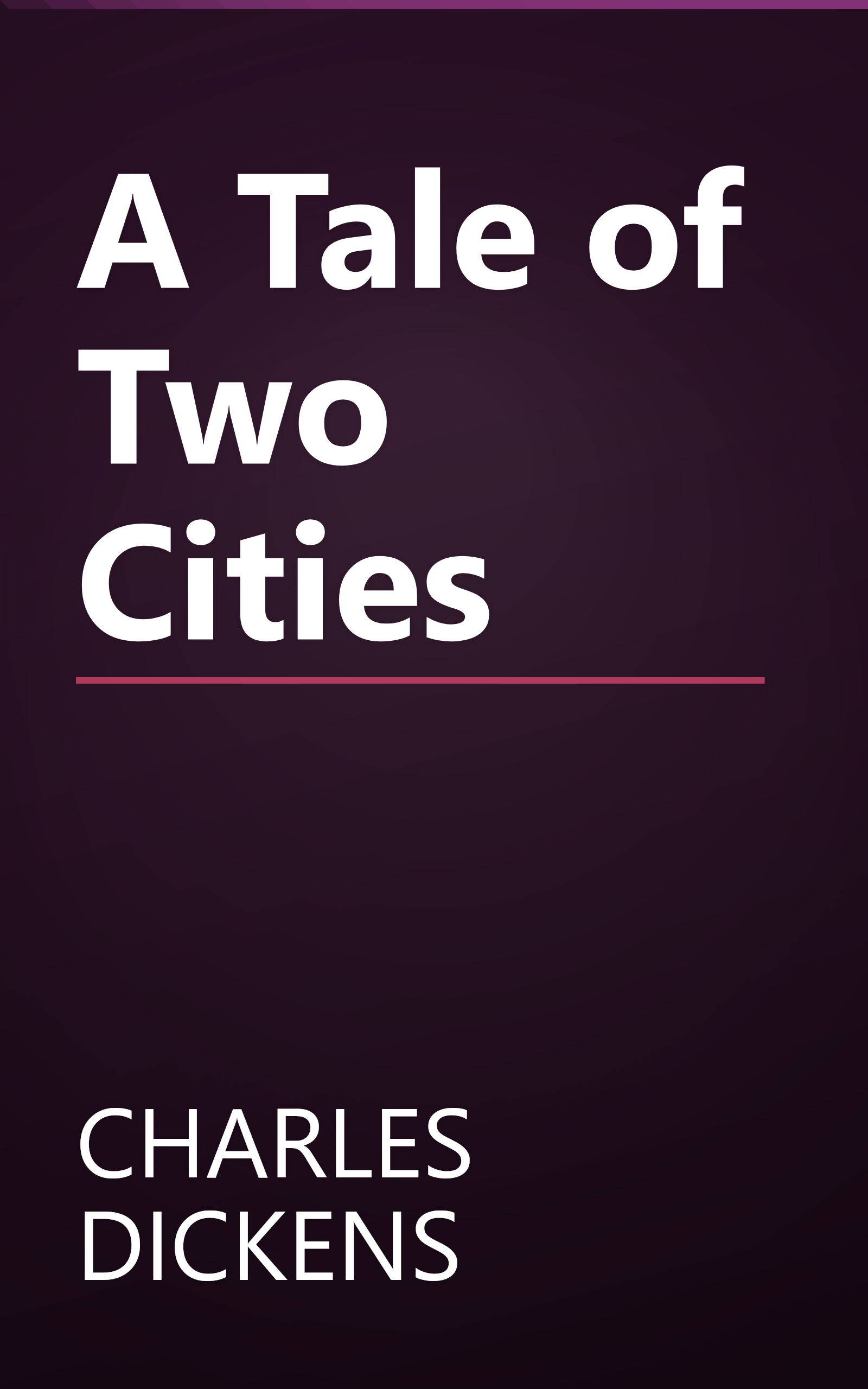 A Tale of Two Cities book cover