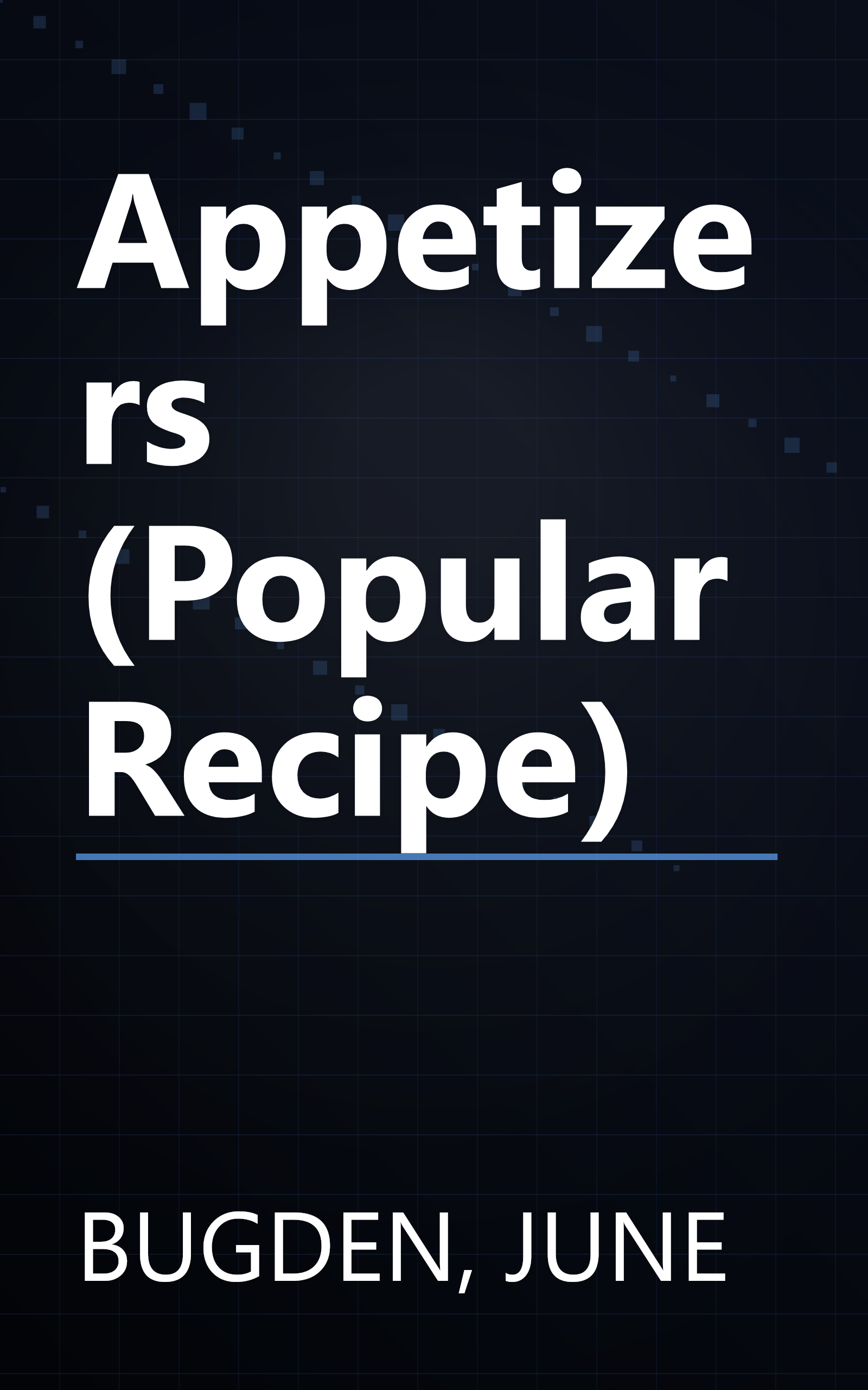 Appetizers (Popular Recipe) book cover